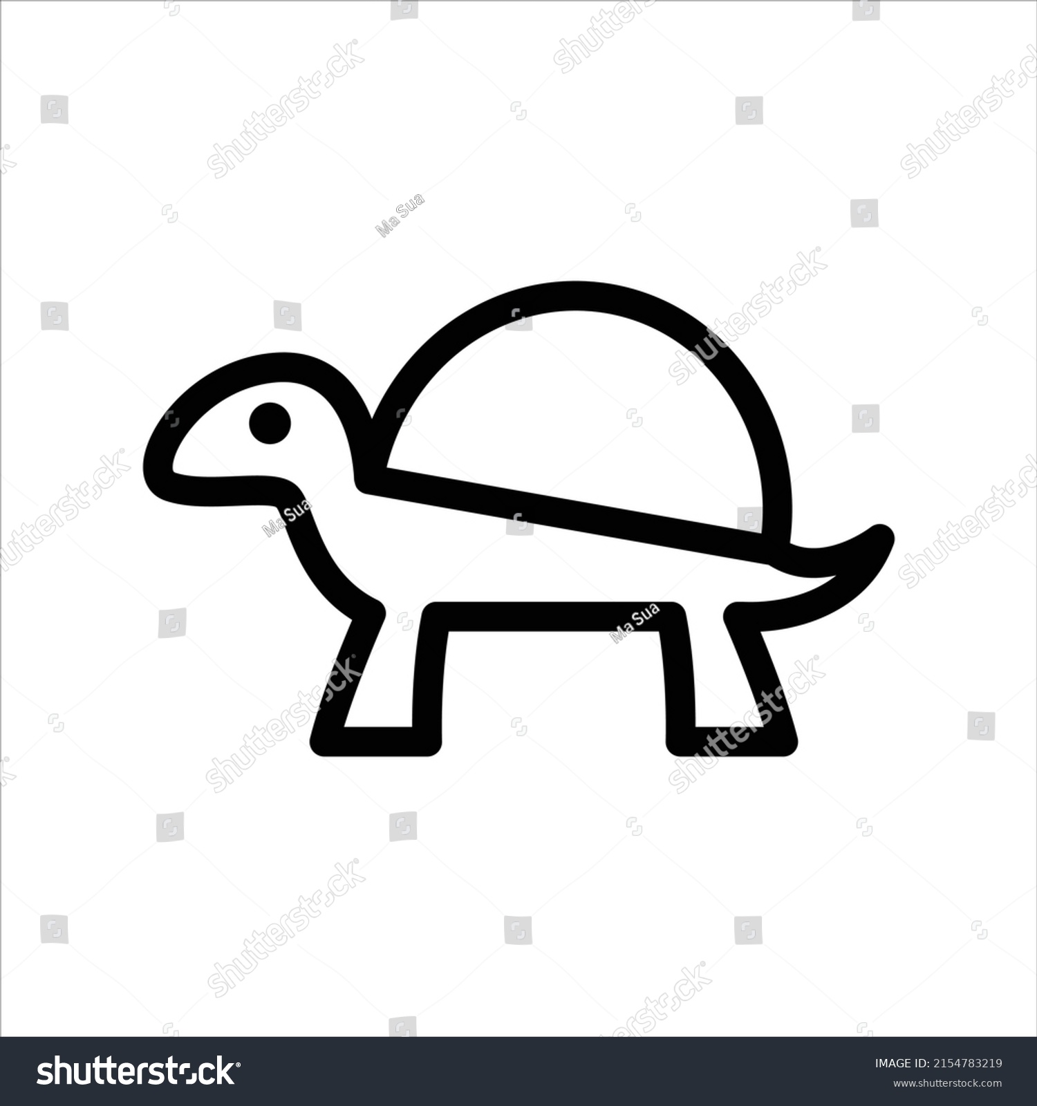 Tortoise Icon Vector Graphic Illustration Stock Vector (Royalty Free ...