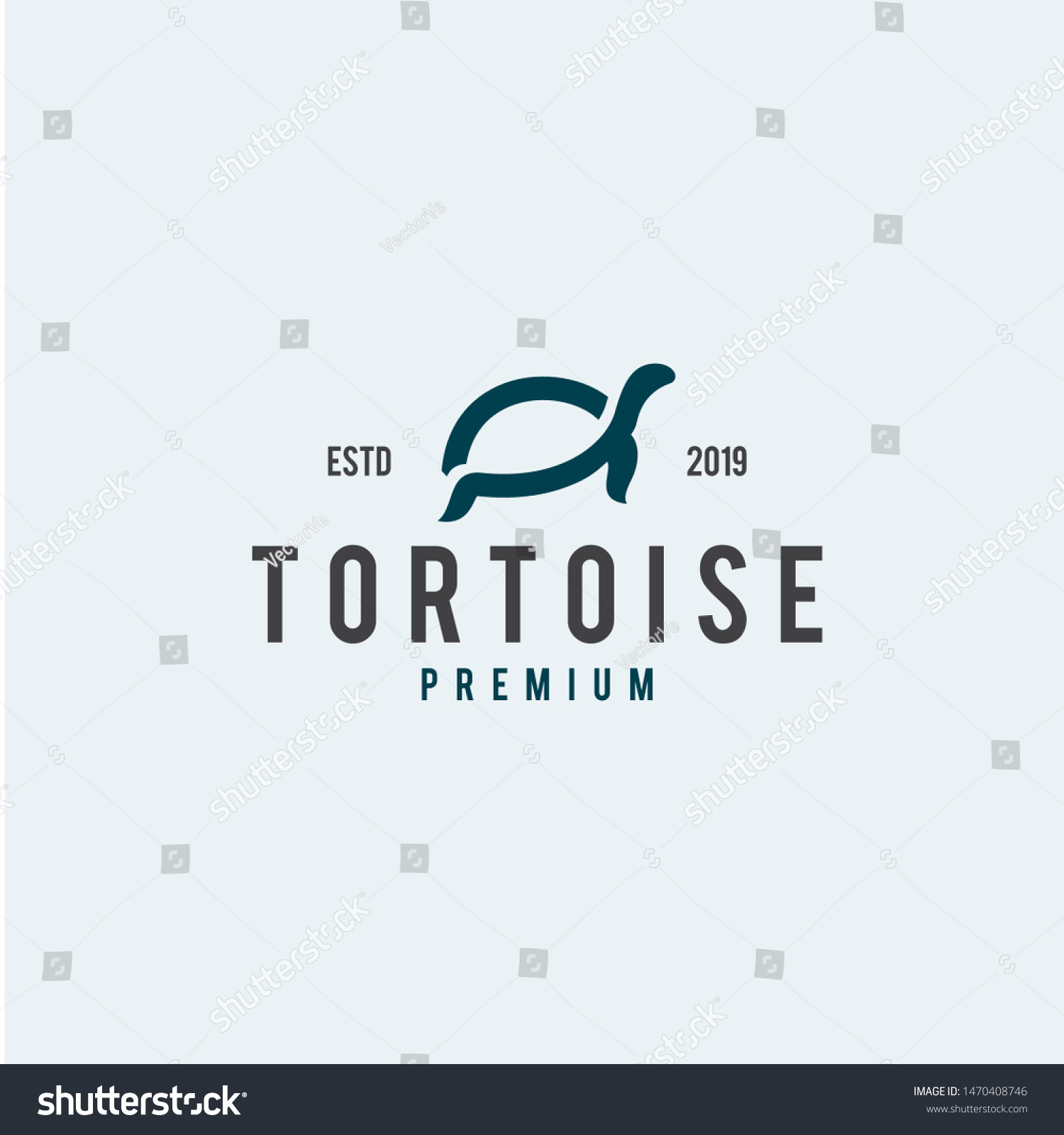 Tortoise Logo Design Template Inspiration Vector: เวกเตอร์สต็อก (ปลอด ...
