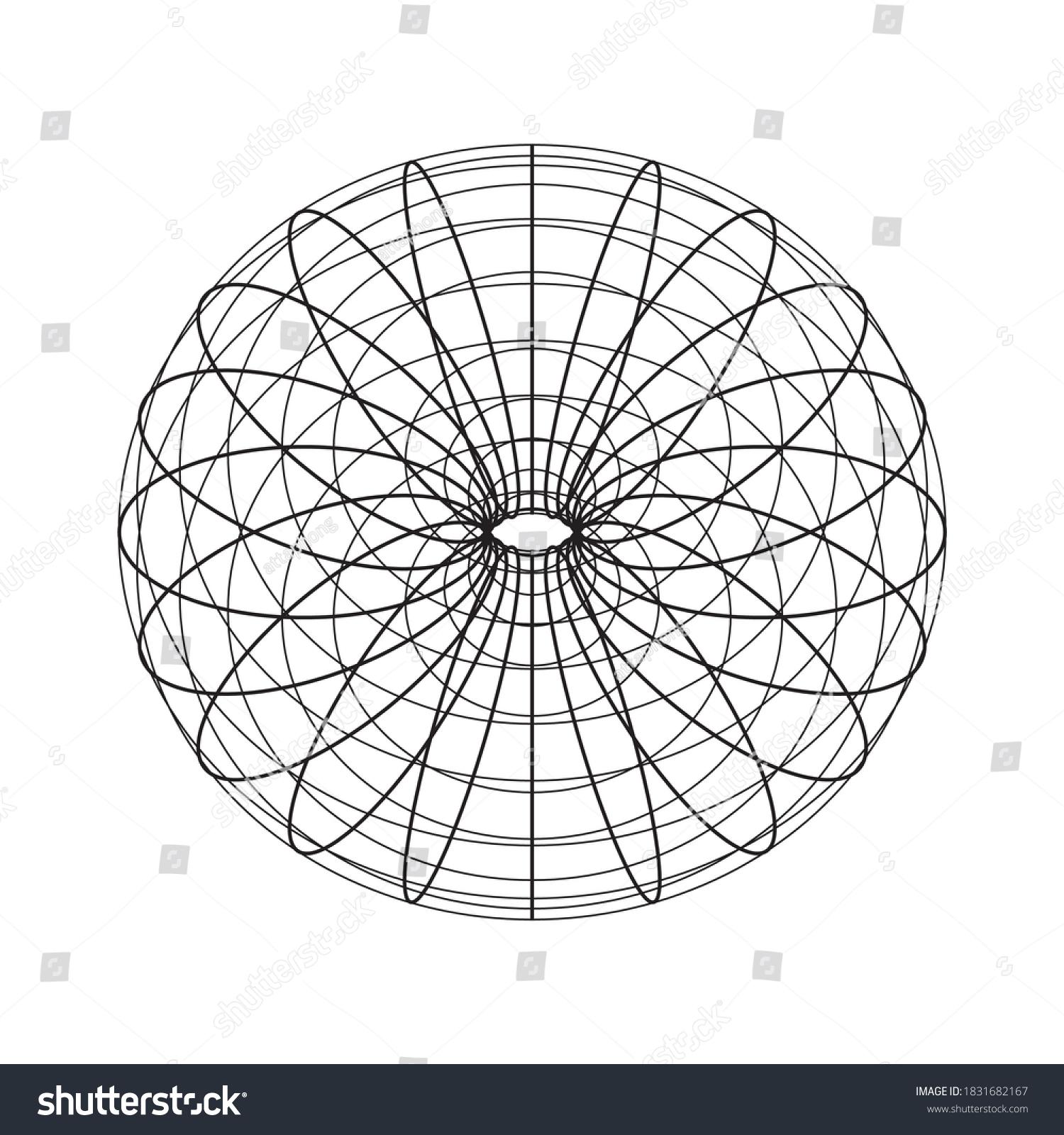 Torus Topology Circle Geometry Mathematics On Stock Vector (Royalty ...