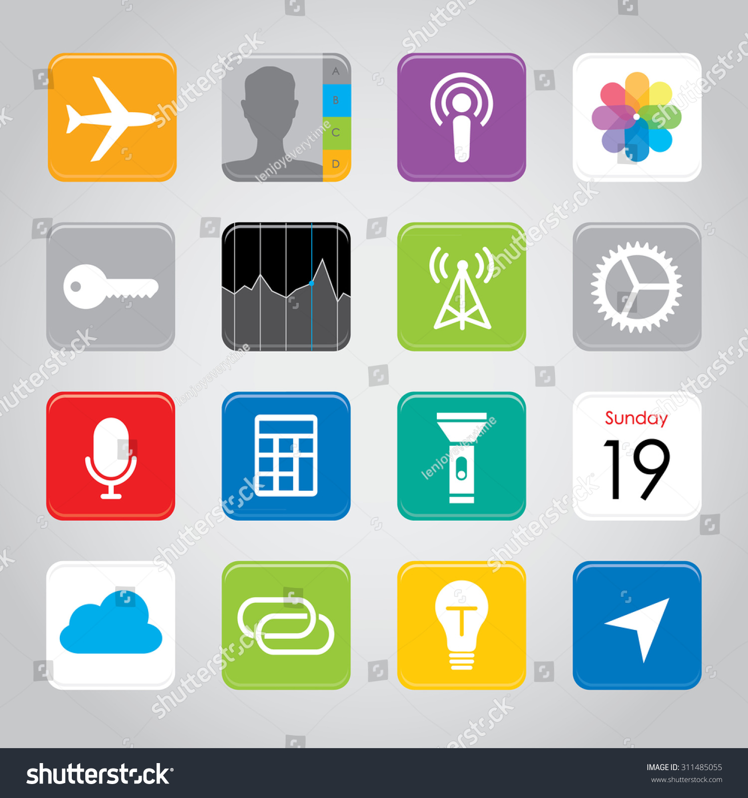 303 imágenes de Iphone settings icon - Imágenes, fotos y vectores de ...