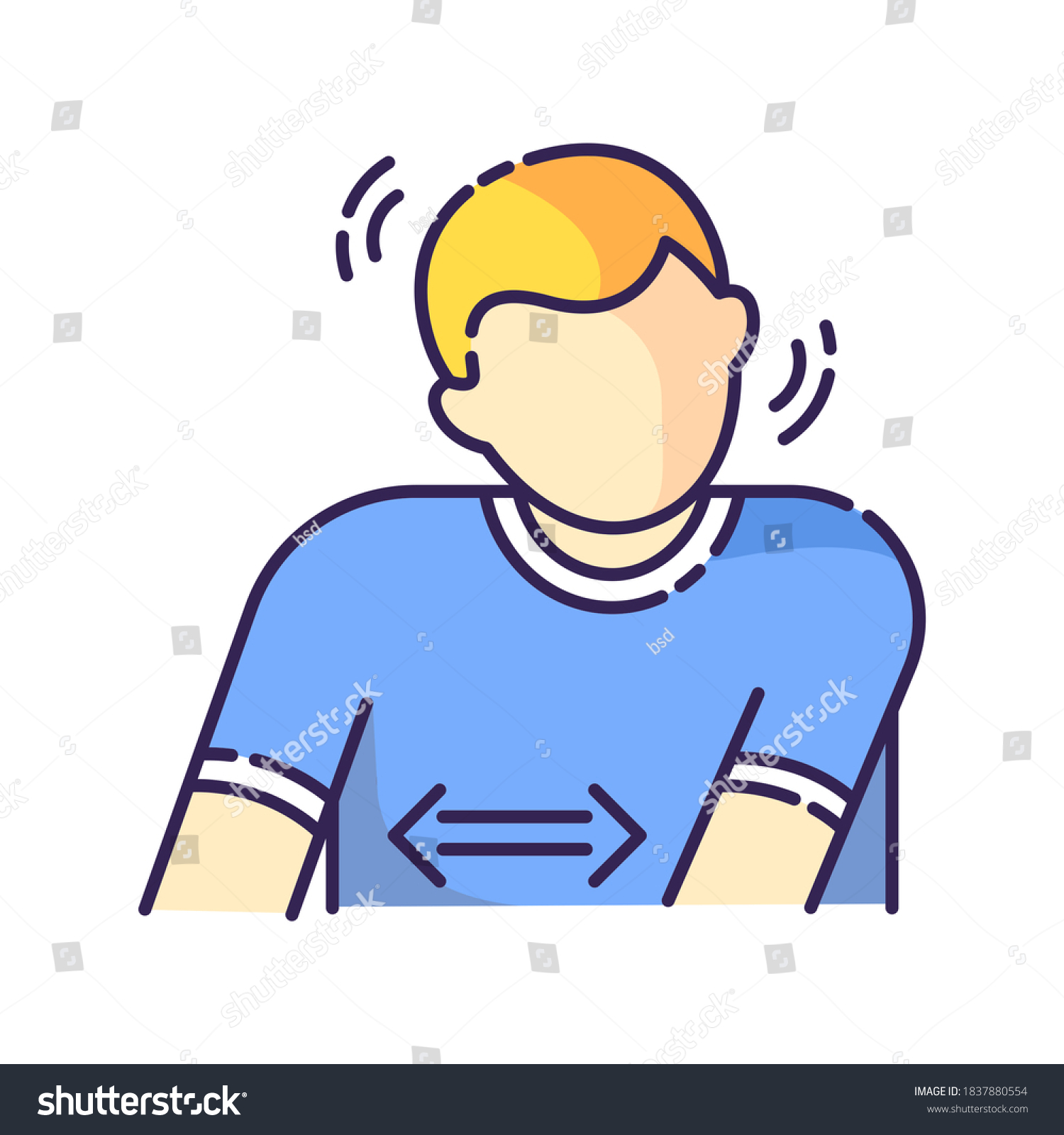Tourette Syndrome Rgb Color Icon Patient Stock Vector (Royalty Free ... Tourette Syndrome Rgb Color Icon Patient Stock Vector (Royalty Free ...