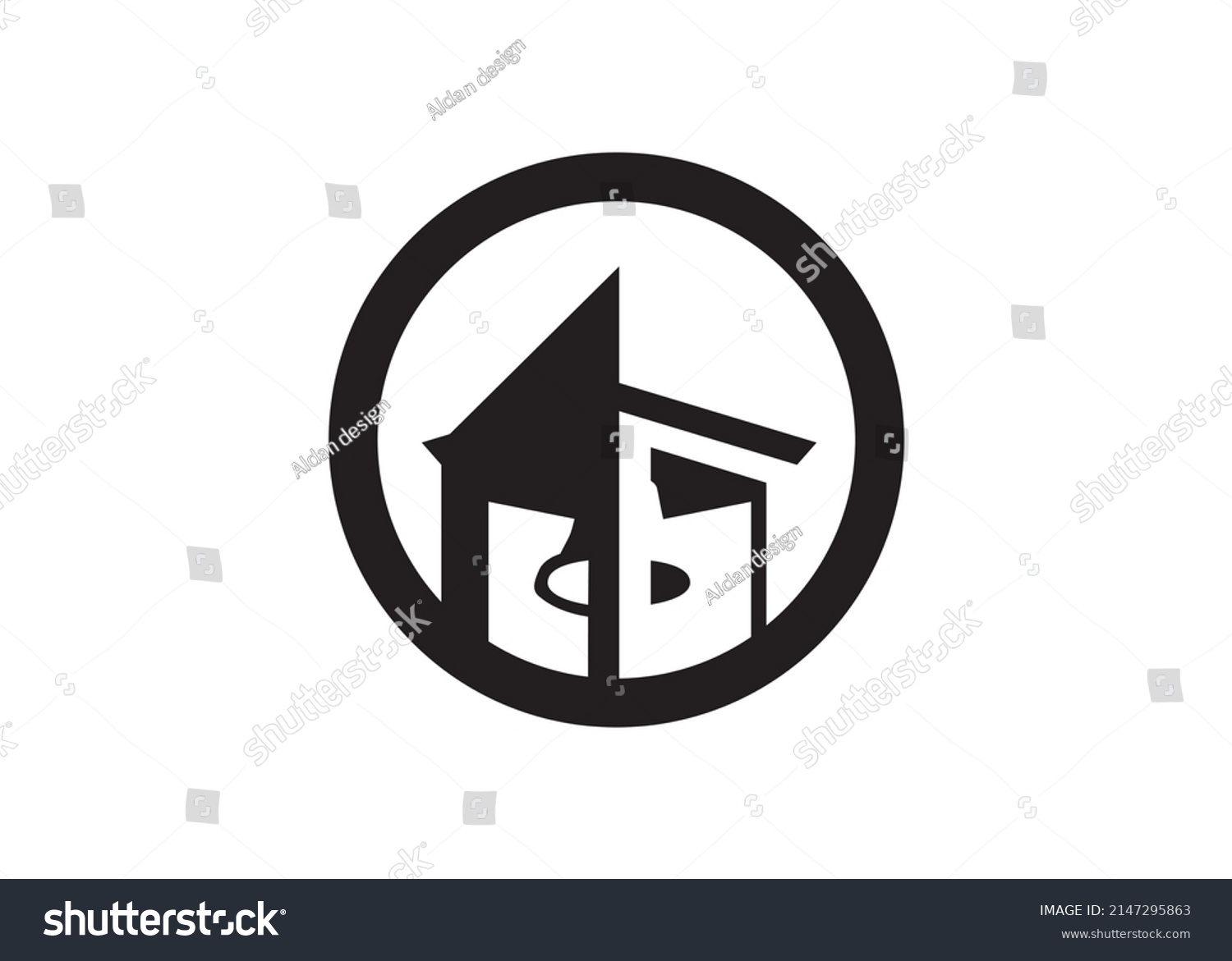 Tower Bell Silhouette Logo Template Stock Vector (Royalty Free ...