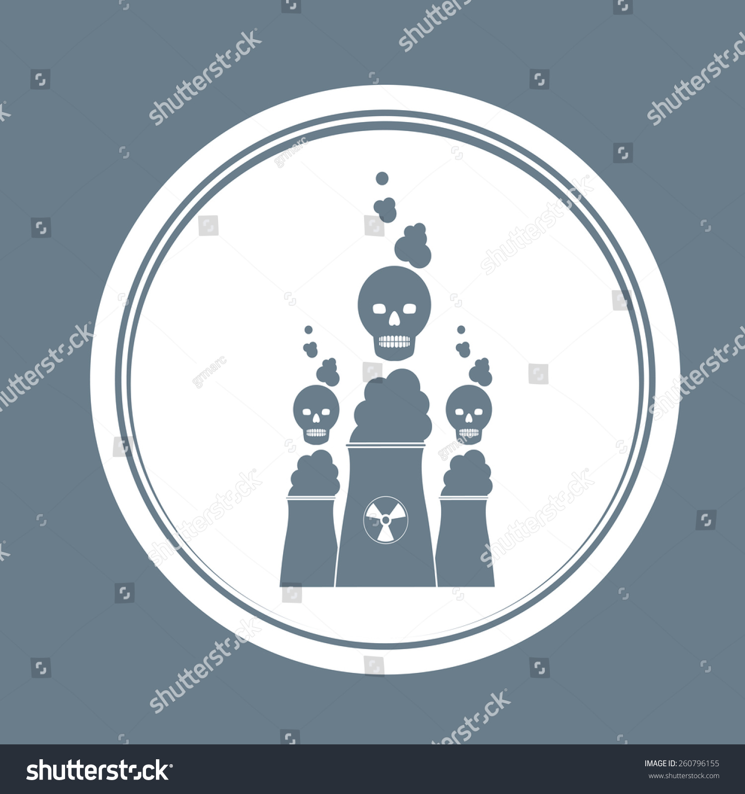 Toxic Pollution Design Vector Illustration Stock Vector (Royalty Free ...