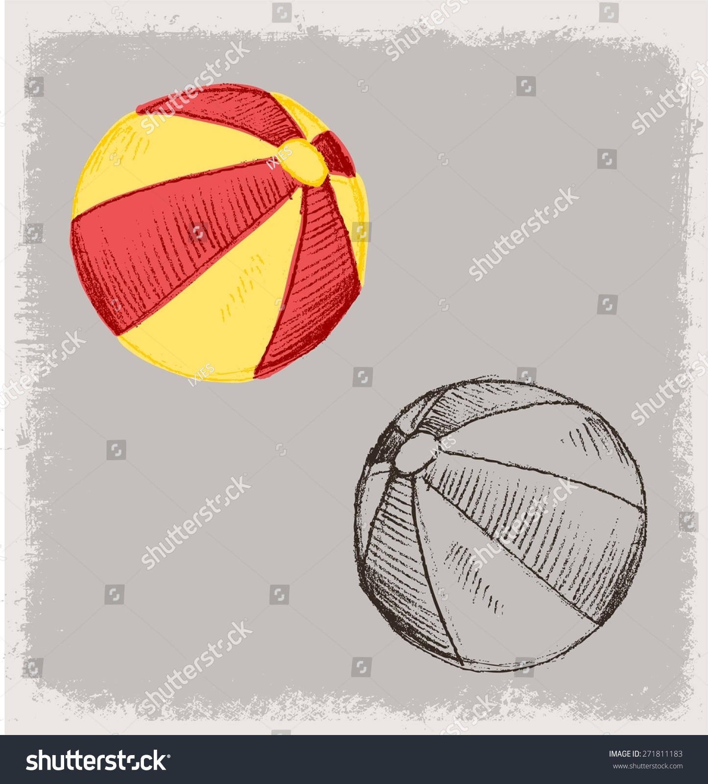 16,134 Beach ball drawing Images, Stock Photos & Vectors | Shutterstock