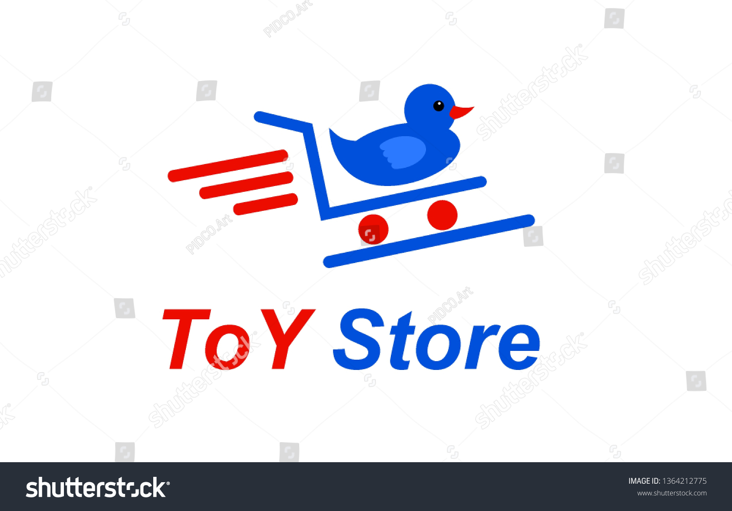 Toy Store Logo Design Stock Vector (Royalty Free) 1364212775