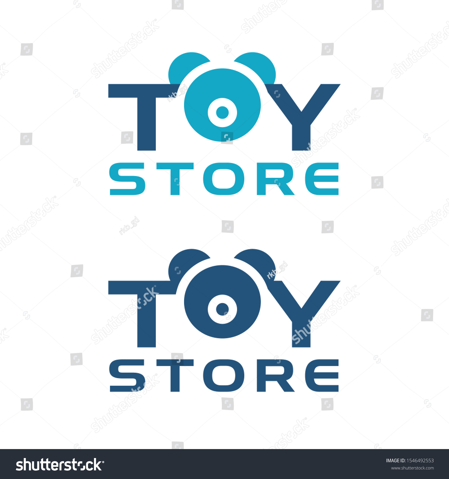 Toy Store Logo Design Template Stock Vector (Royalty Free) 1546492553