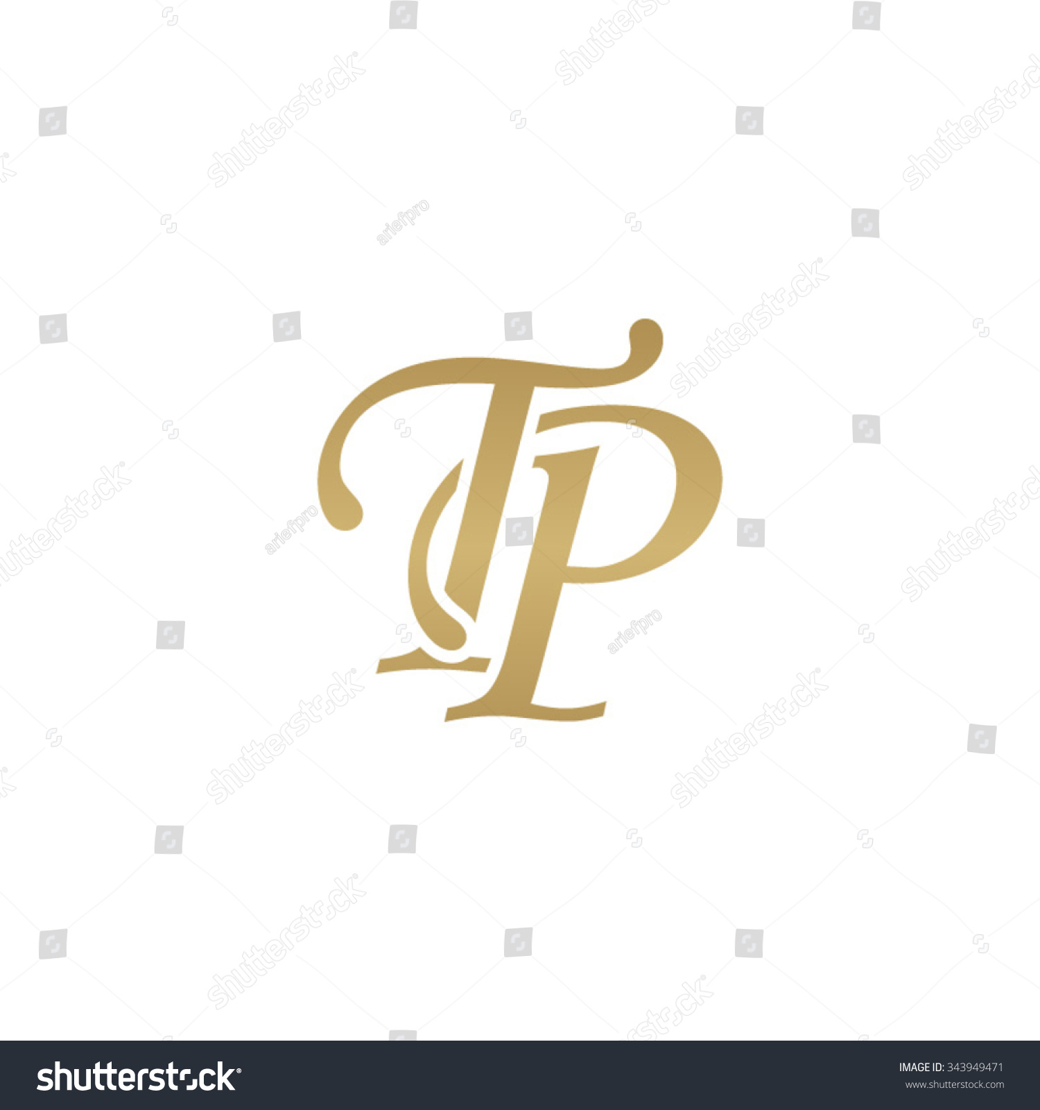Tp Initial Monogram Logo: เวกเตอร์สต็อก (ปลอดค่าลิขสิทธิ์) 343949471 ...