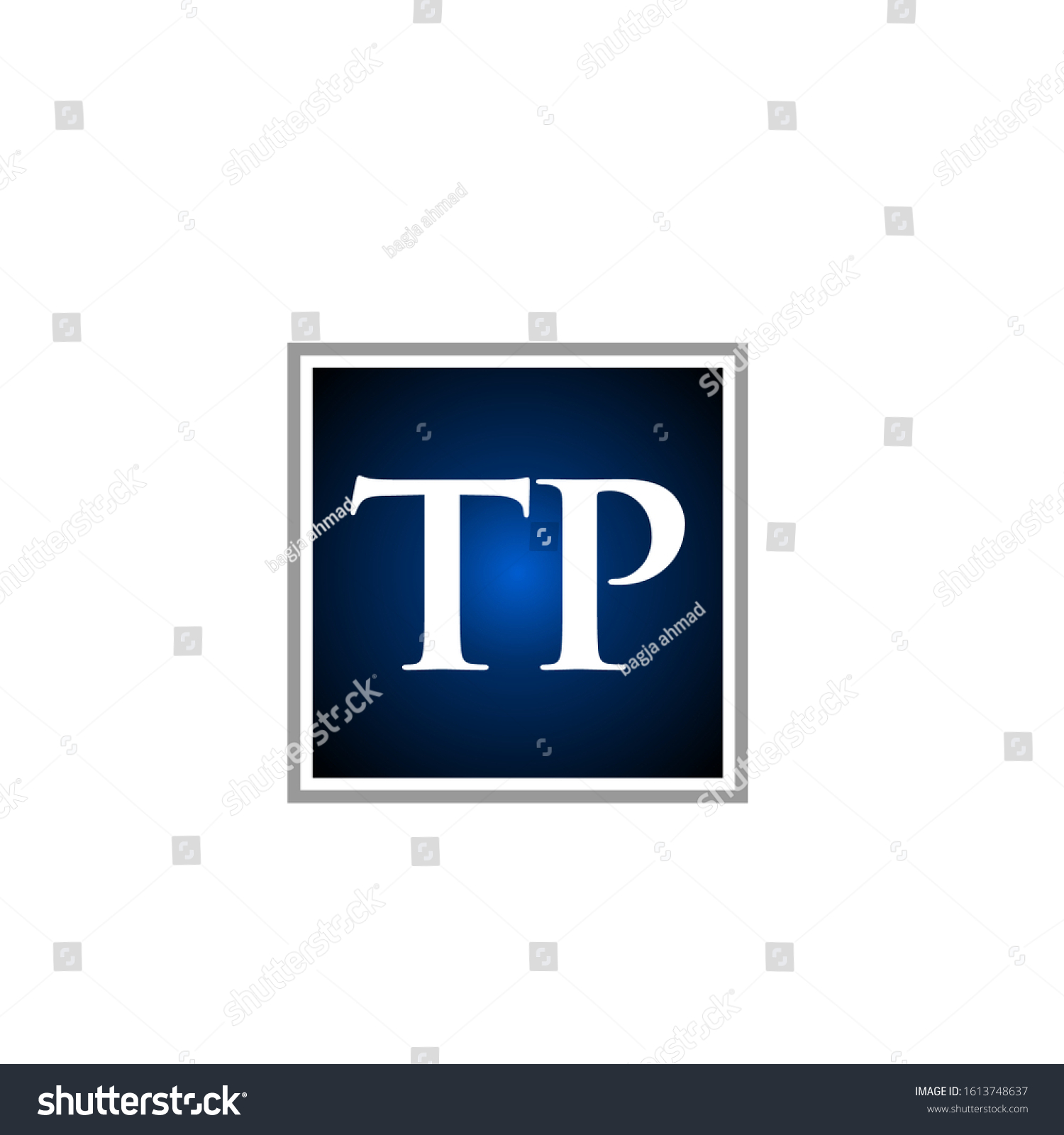 Tp Logo Design Simple Modern Template Stock Vector (Royalty Free ...