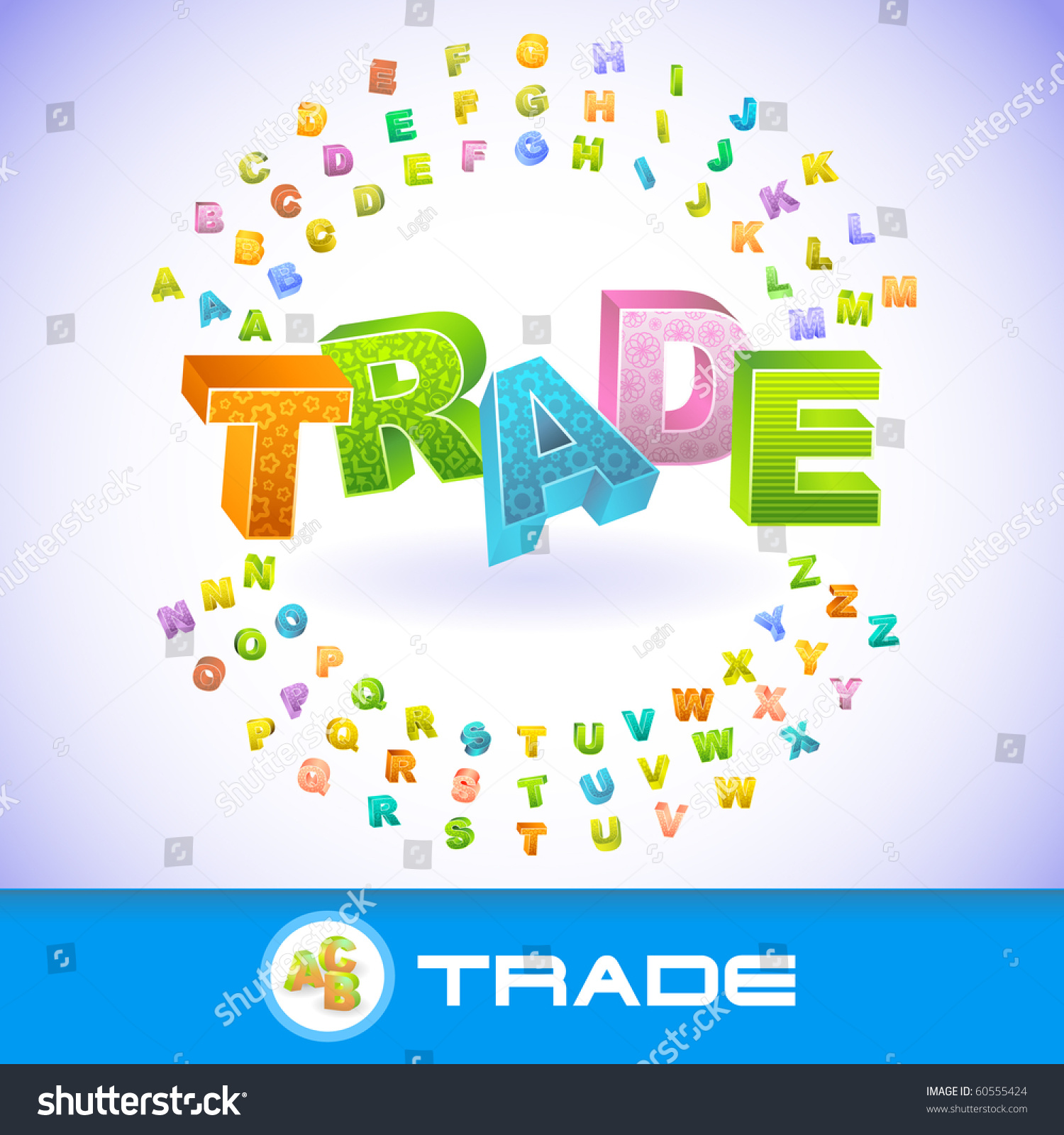 Trade Vector 3d Illustration Stock Vector (Royalty Free) 60555424 ...