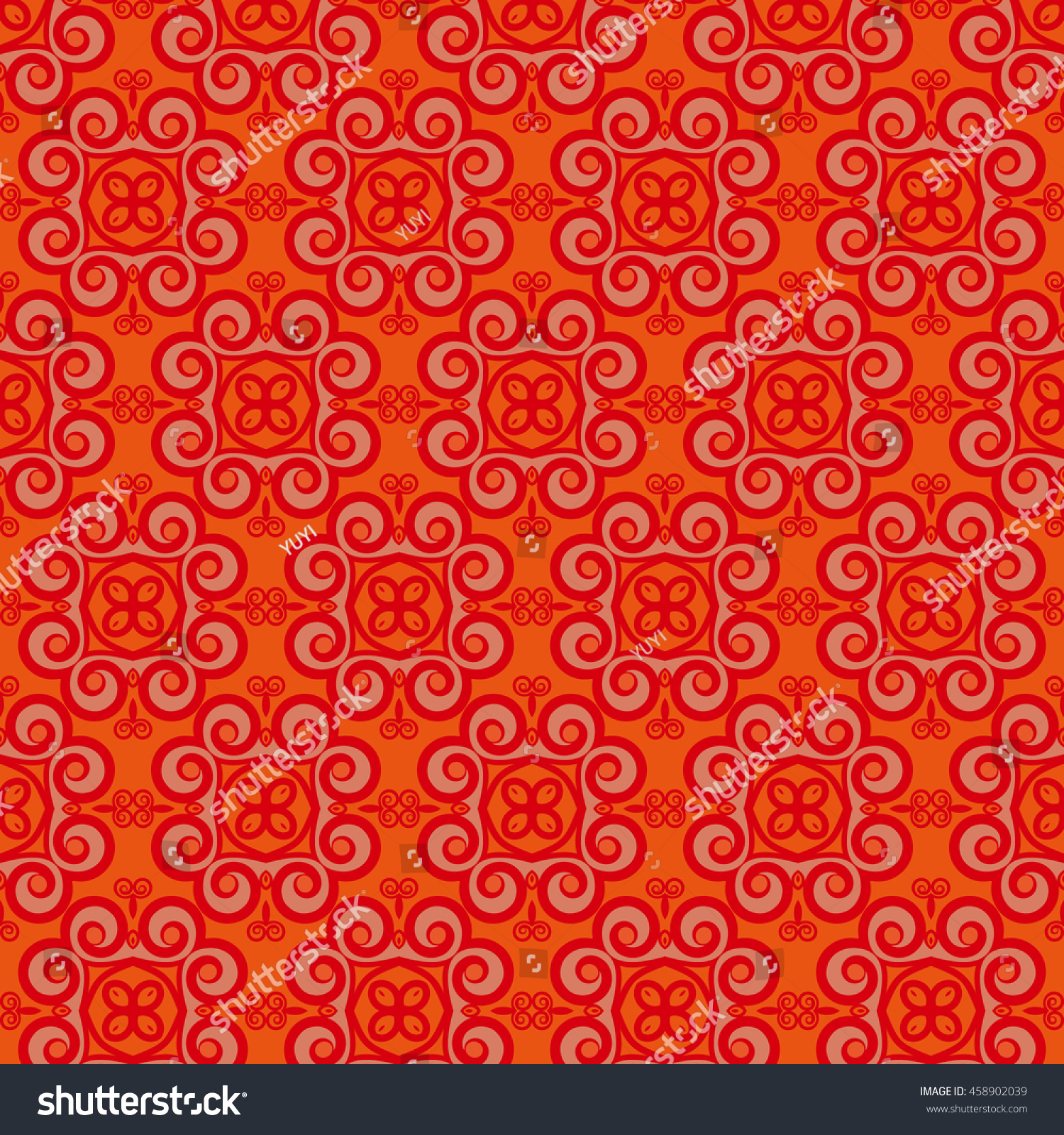 Traditional Chinese Pattern Stock Vector (Royalty Free) 458902039 ...