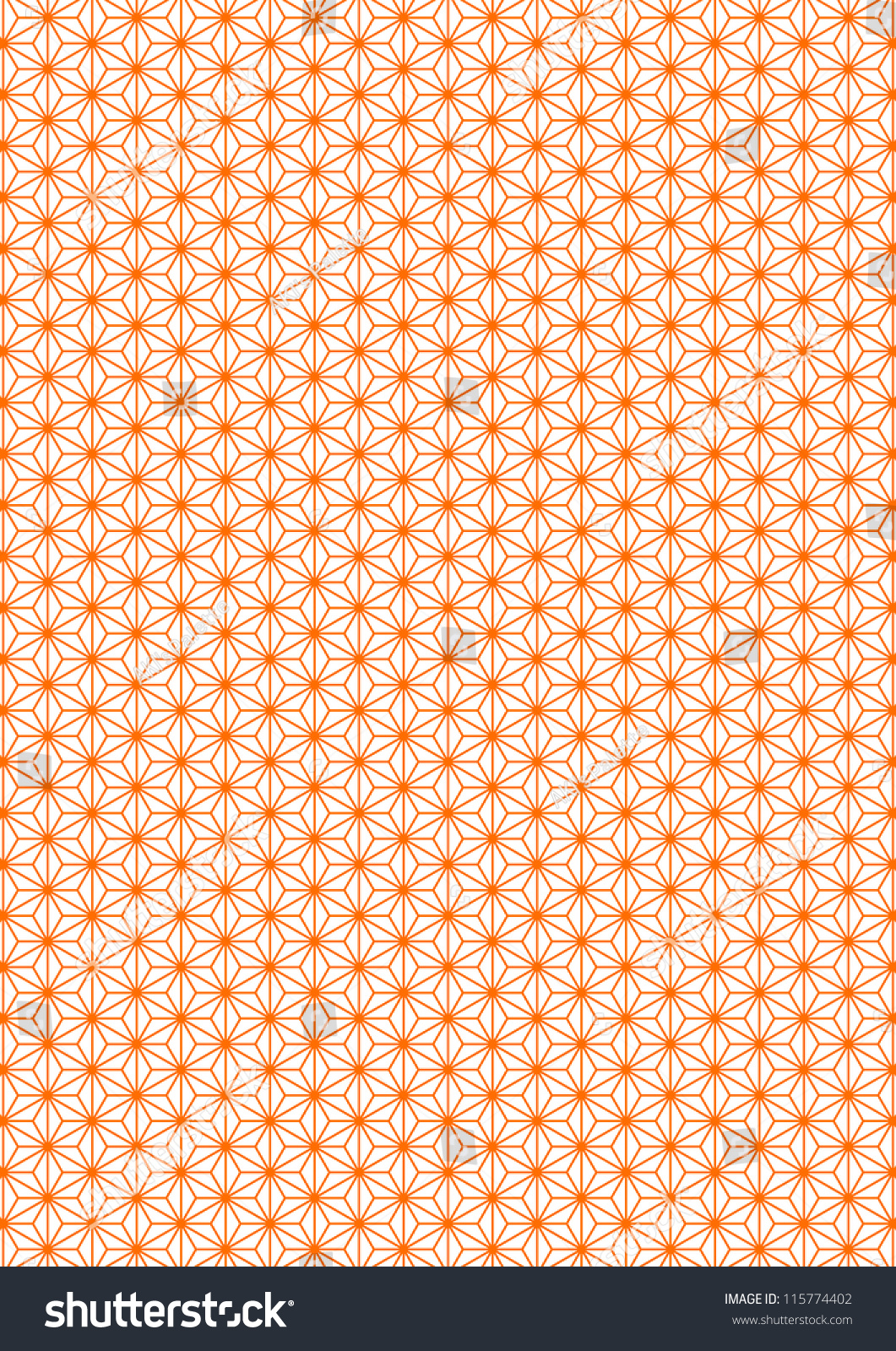 Traditional Japanese Pattern Stock Vector Illustration 115774402 ...