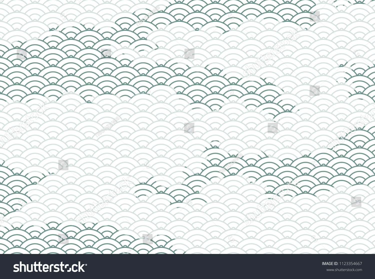 Traditional Japanese Pattern Background Illustration Stock Vector ...