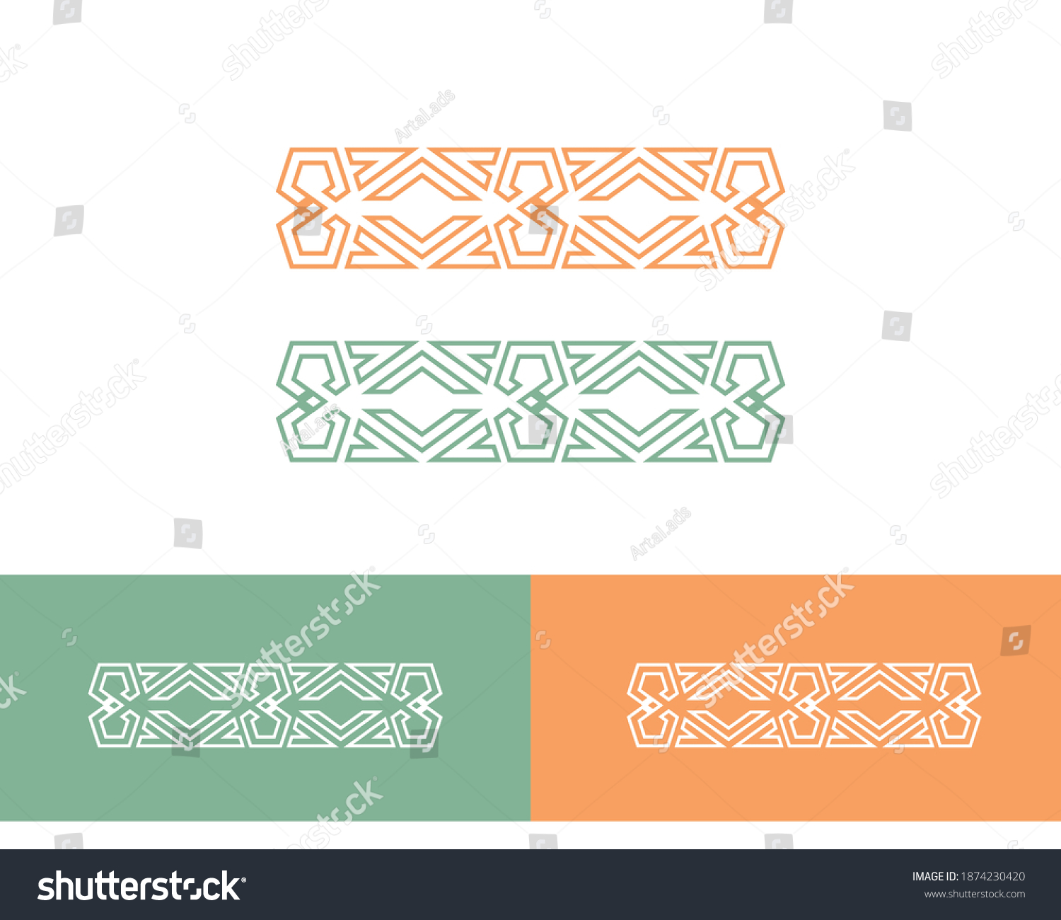 Traditional Middle Eastern Sadu Vector Design: เวกเตอร์สต็อก (ปลอดค่า ...