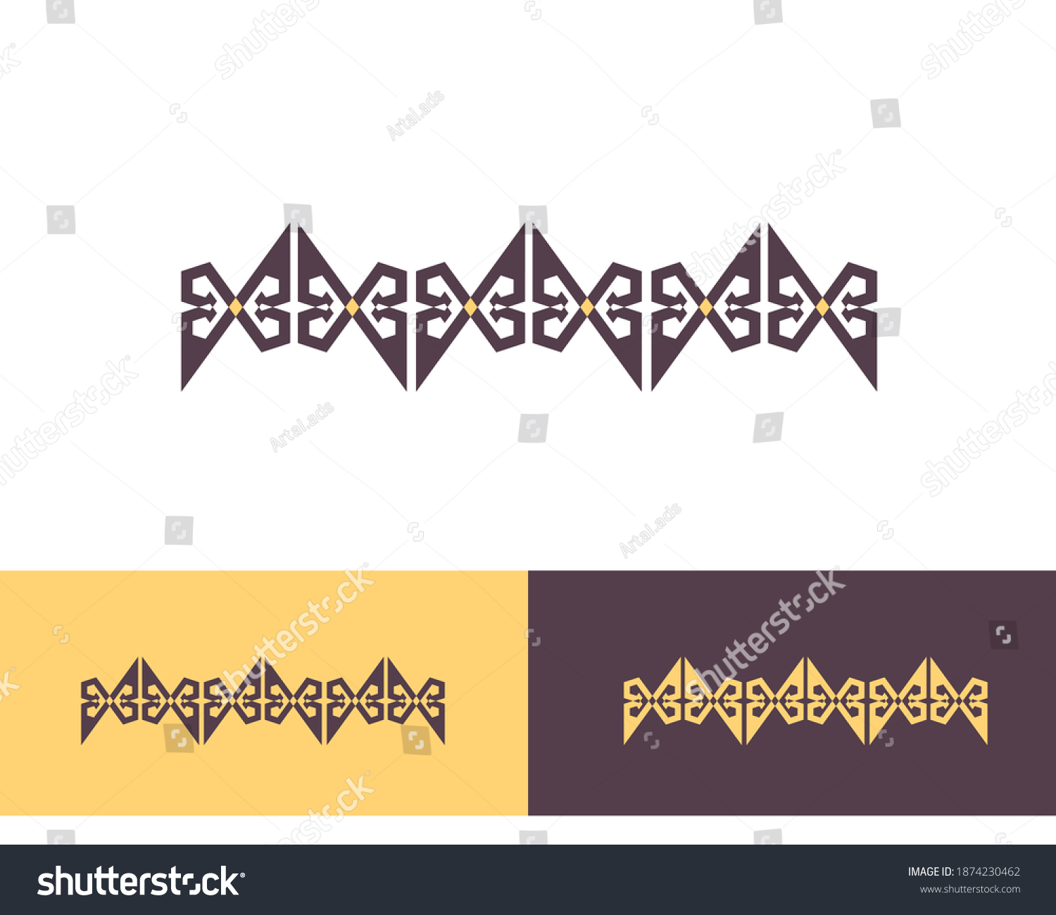 Traditional Middle Eastern Sadu Vector Design Stock Vector (Royalty ...
