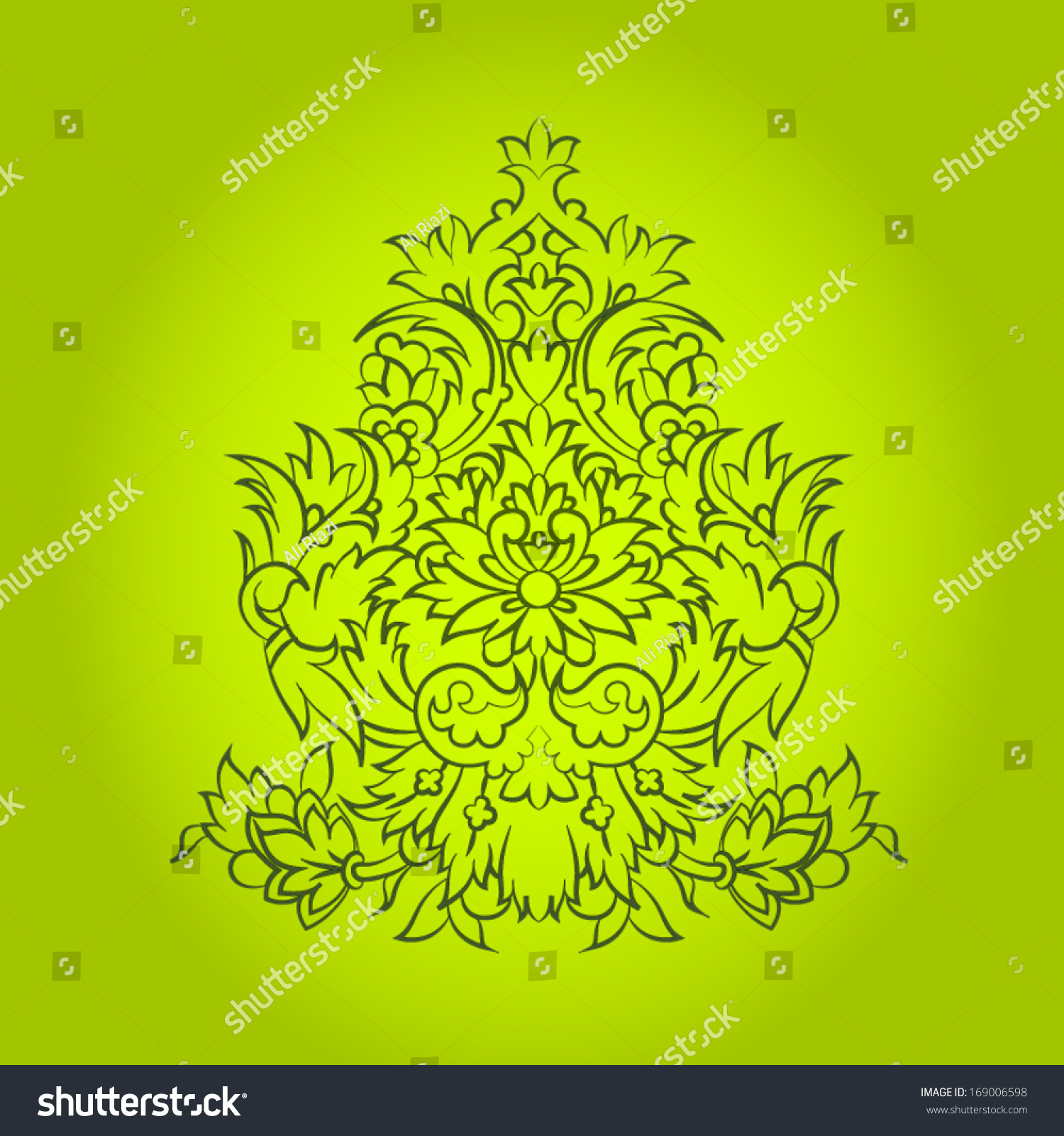 Traditional Persianislamic Pattern Stock Vector (Royalty Free ...
