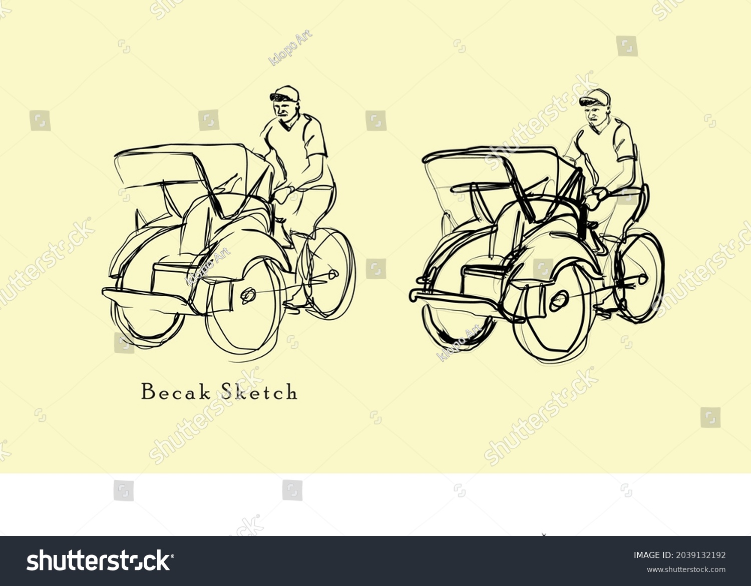 572 Cycle rickshaw vector Images, Stock Photos & Vectors | Shutterstock