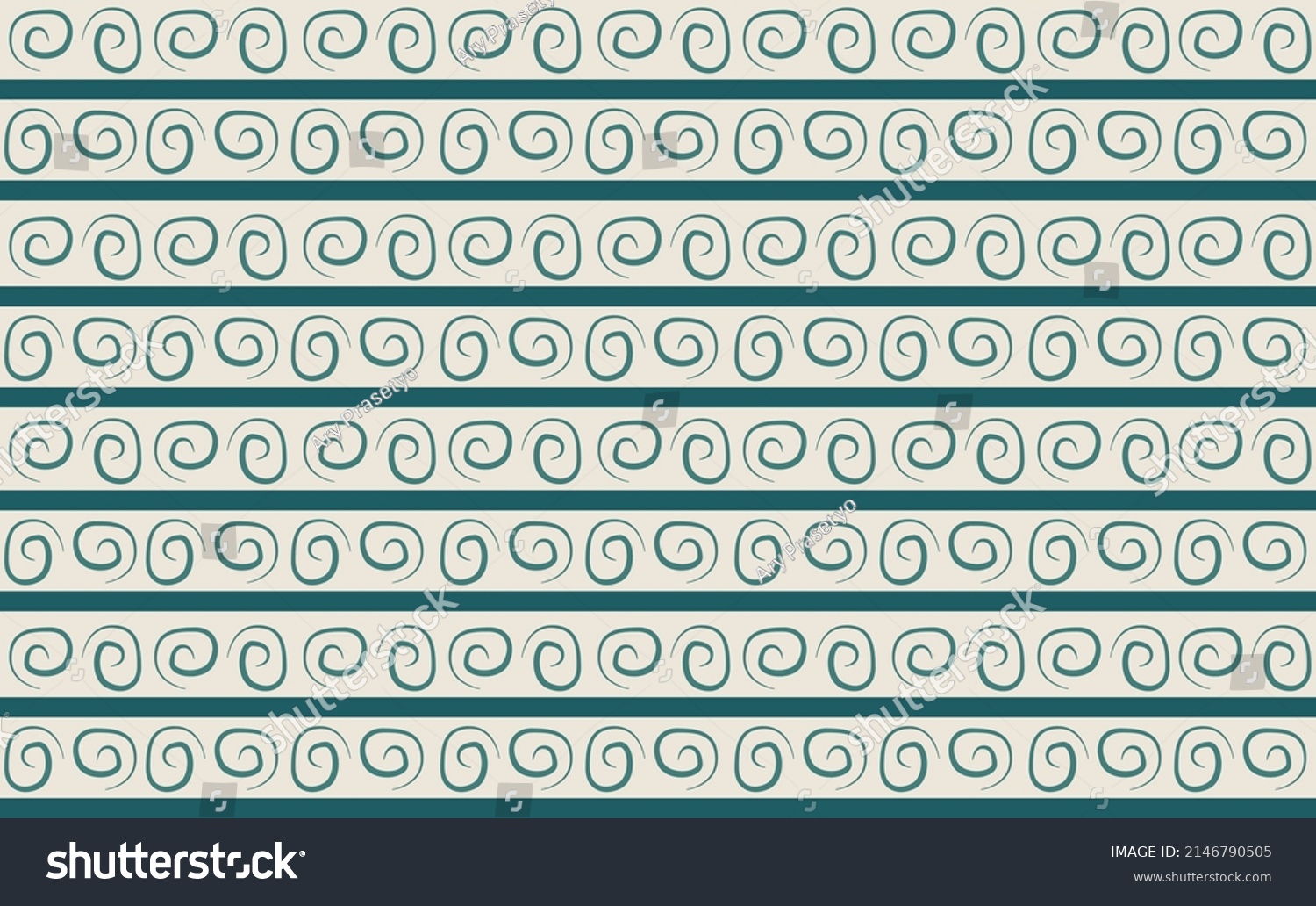 Traditional Vector Pattern Hand Drawn Swirl Stock Vector (Royalty Free ...
