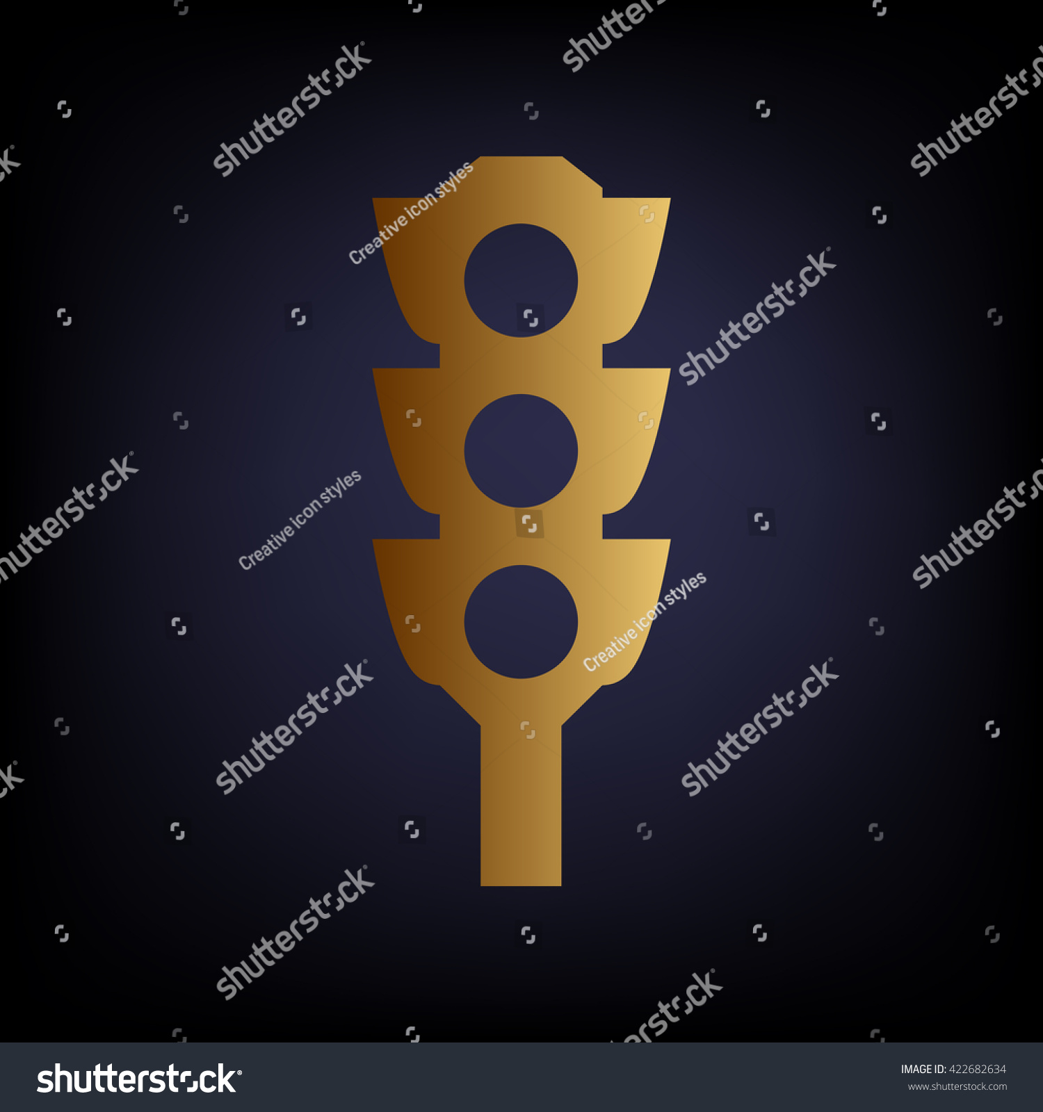 Traffic Light Sign Stock Vector (Royalty Free) 422682634 | Shutterstock