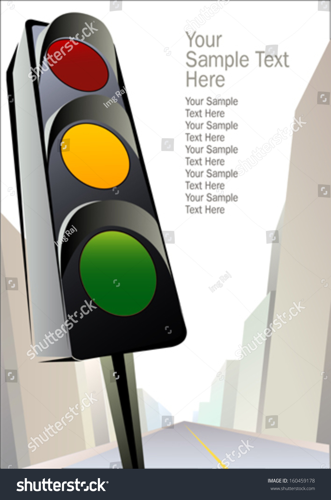 Traffic Signal Get Ready Stock Vector (Royalty Free) 160459178 ...
