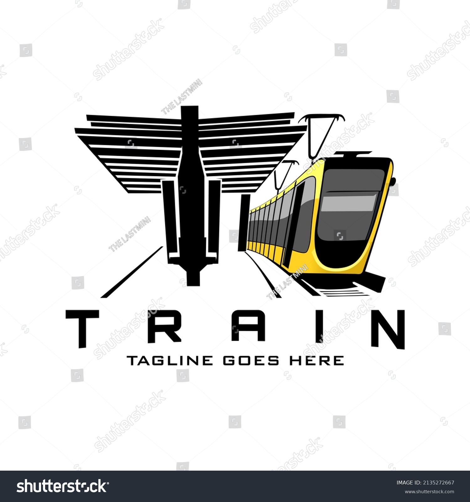 Train Logo Icon Design Concept Vector Stock Vector (Royalty Free ...