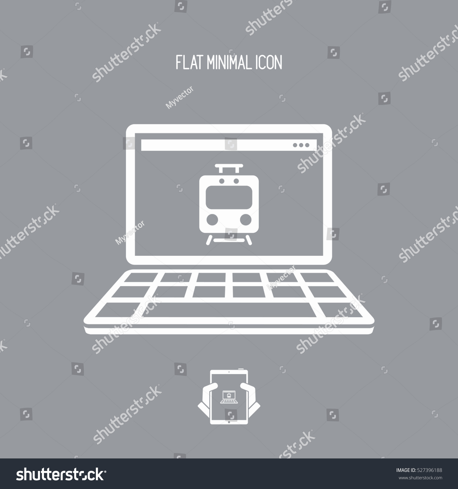 Train Web Services Icon Stock Vector (Royalty Free) 527396188 ...