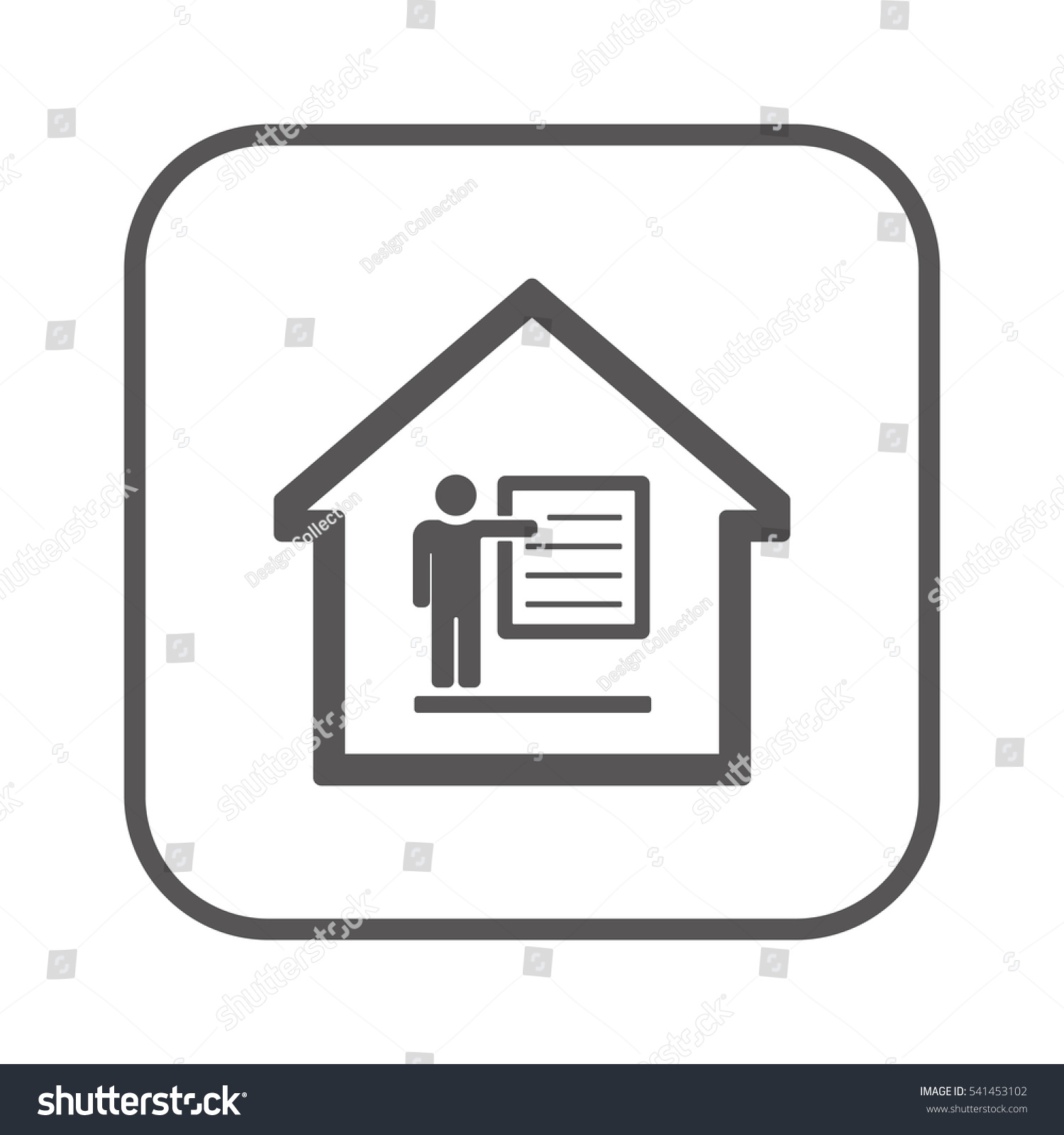 Training Icon Flat Design Stock Vector (Royalty Free) 541453102 ...