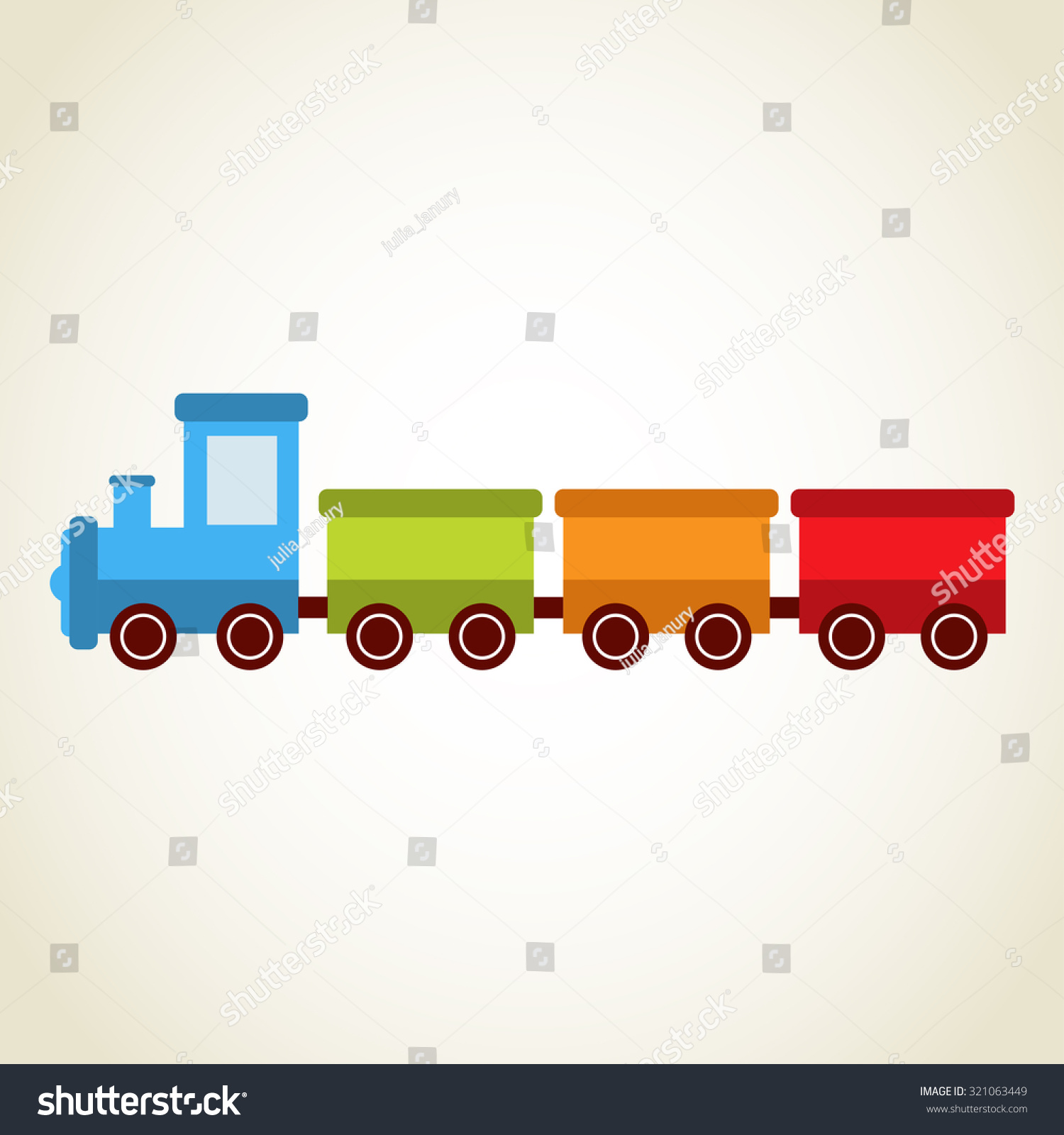Trains Open Wagons Stock Vector (Royalty Free) 321063449 | Shutterstock