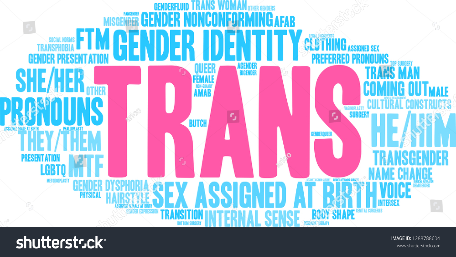 Trans Word Cloud On White Background Stock Vector (Royalty Free ...