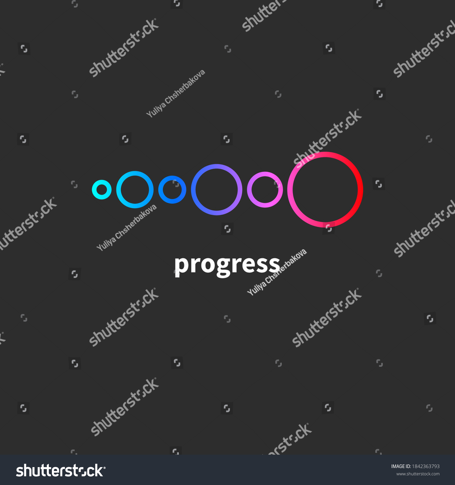 Transformation Progress Logo Business Icon Development Stock Vector ...