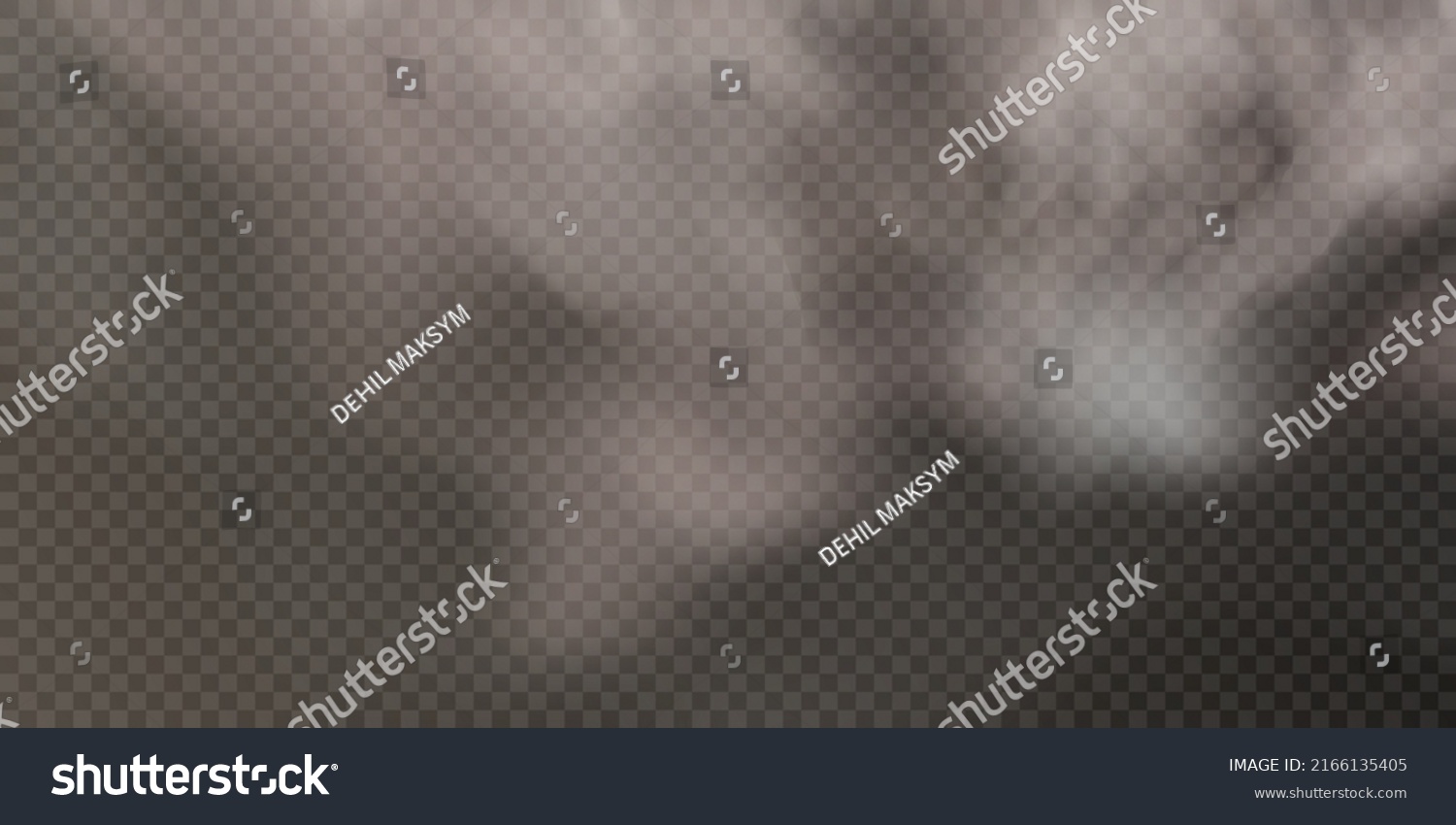 Translucent Smoke Isolated On Transparent Background Stock Vector ...