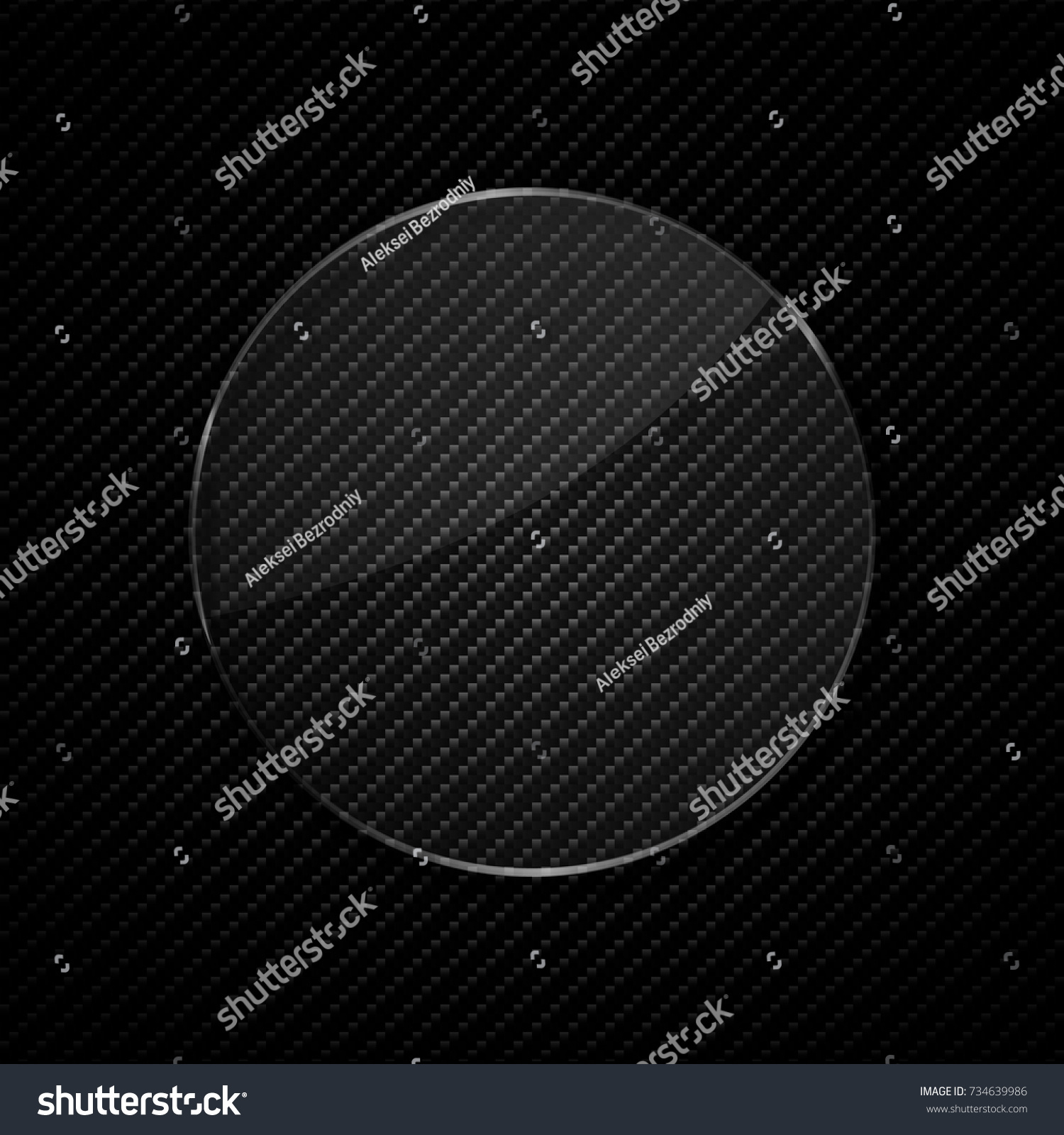 Transparency Glass Circle Frame Vector Eps: vector de stock (libre de ...