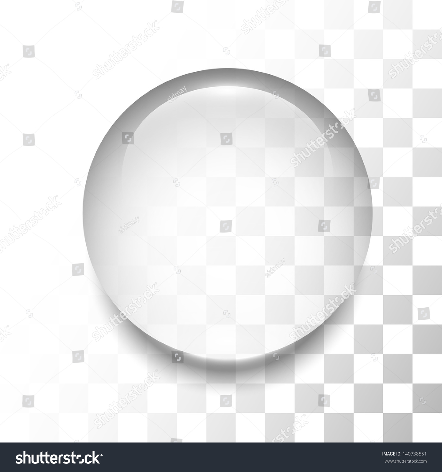 Transparent Drop Shadow Reflection Vector Illustration Stock Vector ...