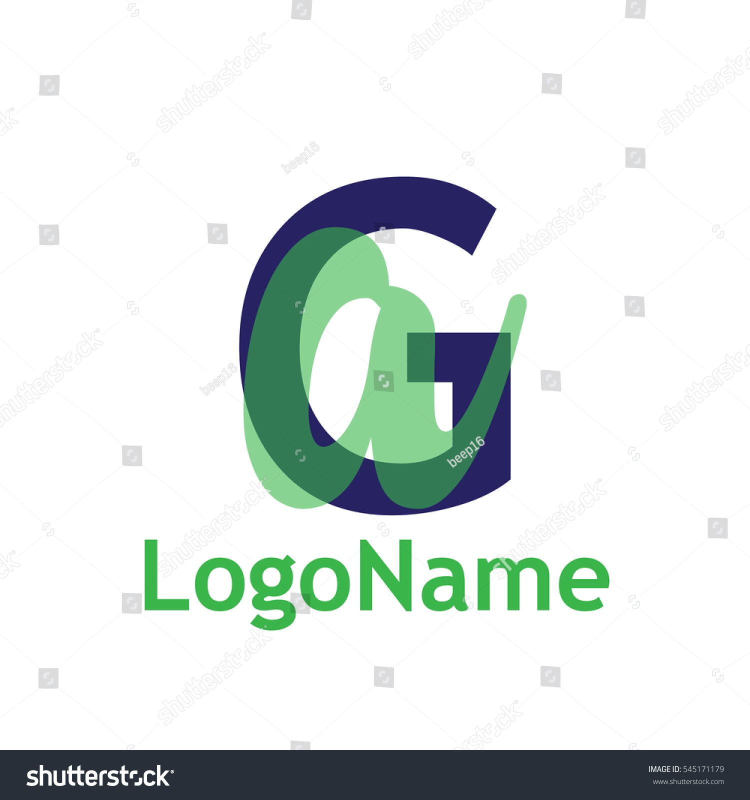 Transparent G Logo: vector de stock (libre de regalías) 545171179 ...