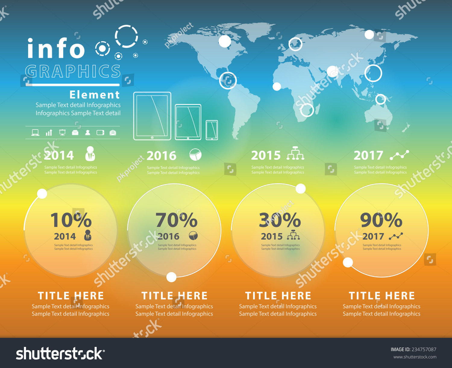 Transparent Infographic Vector Template Design Stock Vector (Royalty ...