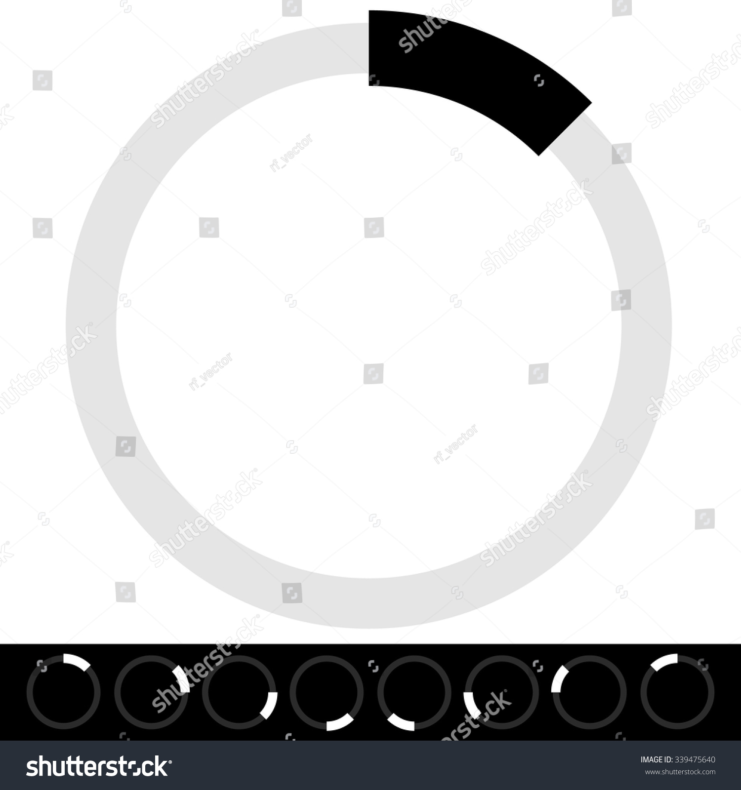 Transparent Preloader Buffer Shapes Symbols Circular Stock Vector ... Transparent Preloader Buffer Shapes Symbols Circular Stock Vector ...