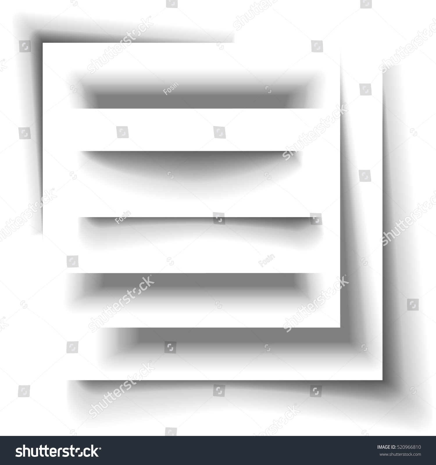 Transparent Realistic Paper Shadow Effects Stock Vector (Royalty Free ...