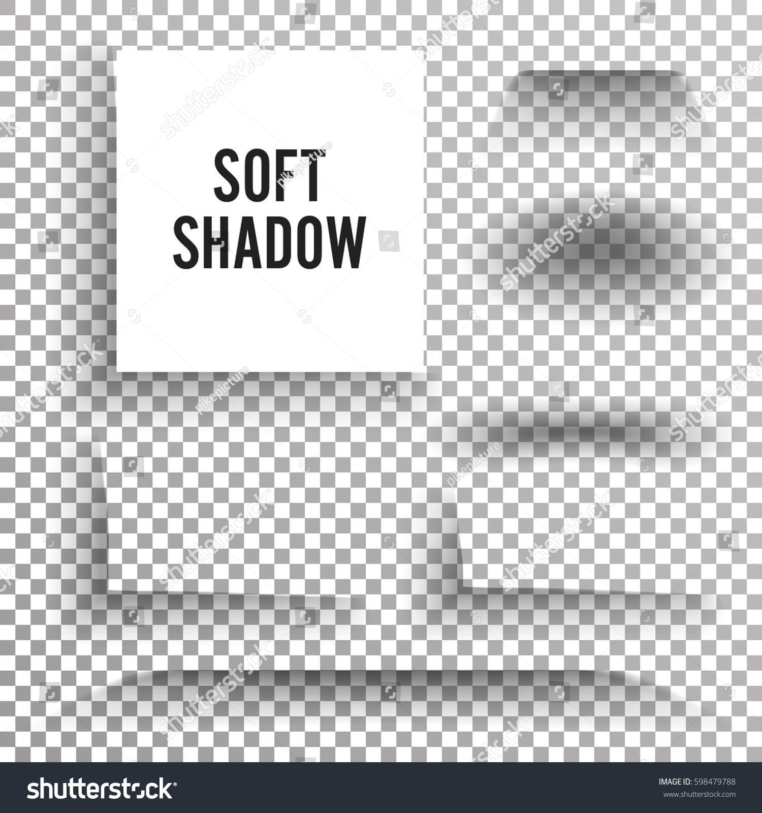 Transparent Soft Shadow Vector Transparent Gradient Stock Vector ...