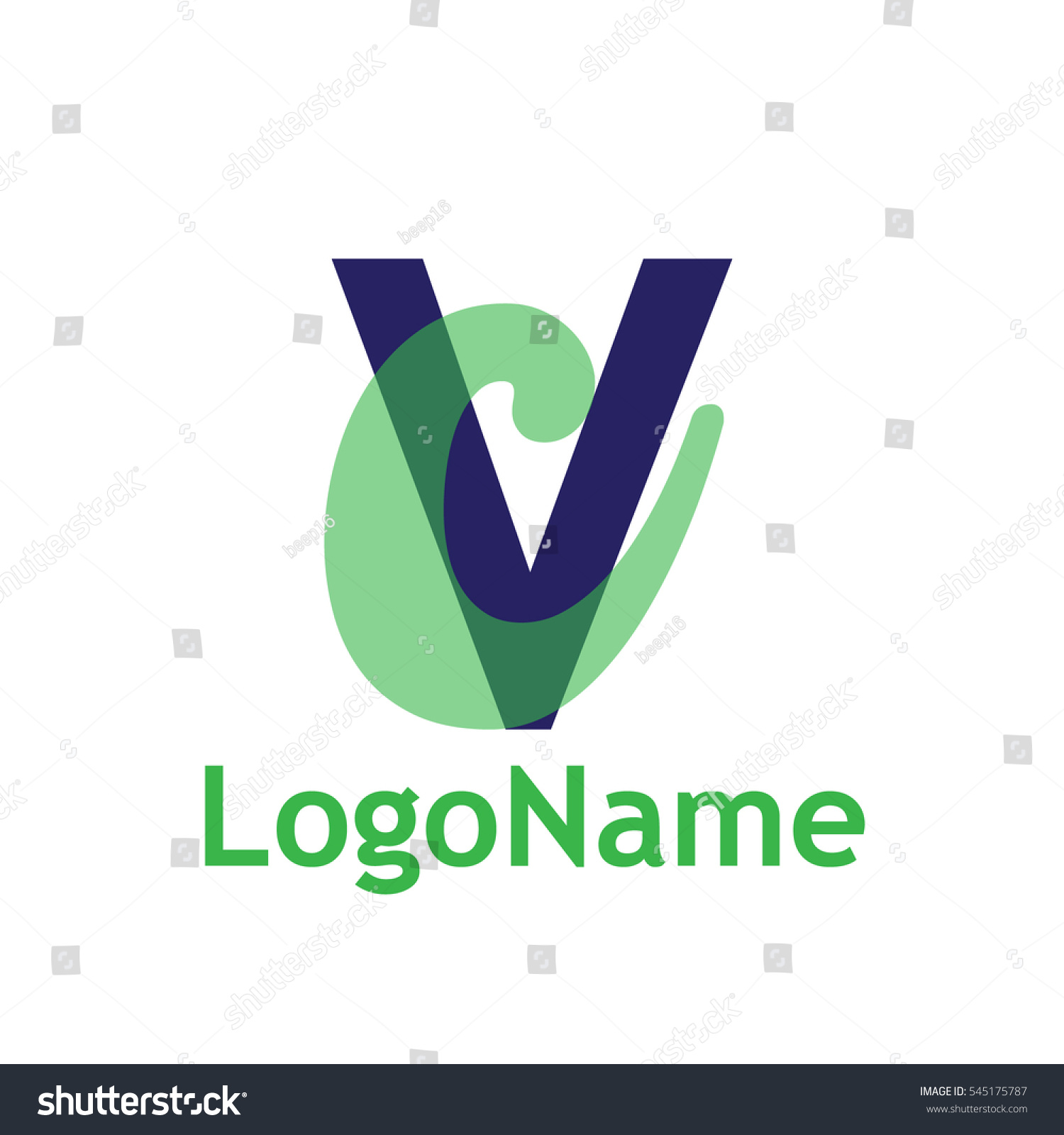 Transparent V C Logo Stock Vector (Royalty Free) 545175787 | Shutterstock