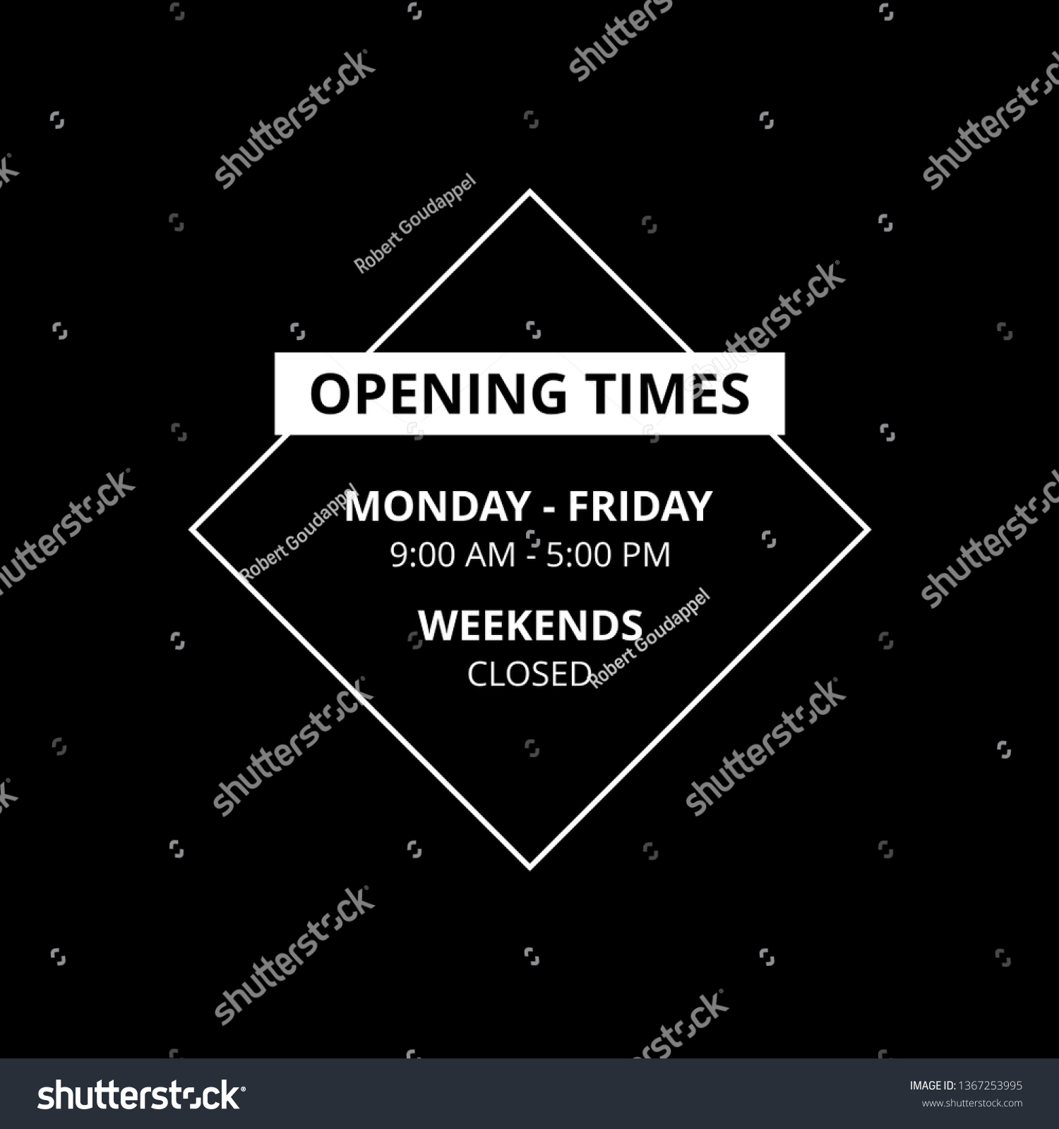 Transparent Vector Opening Time Hours Window: เวกเตอร์สต็อก (ปลอดค่า ...