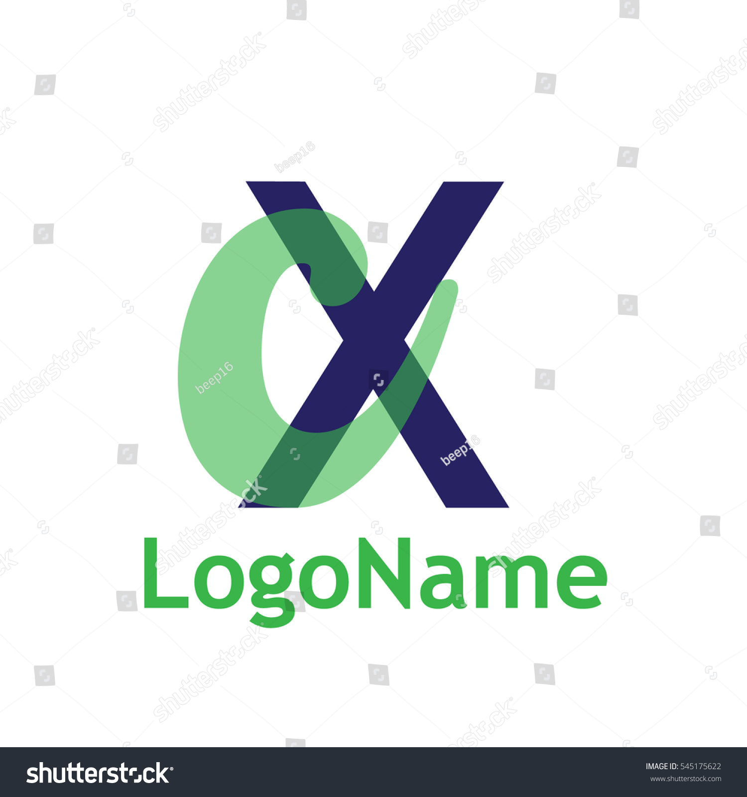 Transparent X C Logo Stock Vector (Royalty Free) 545175622 | Shutterstock
