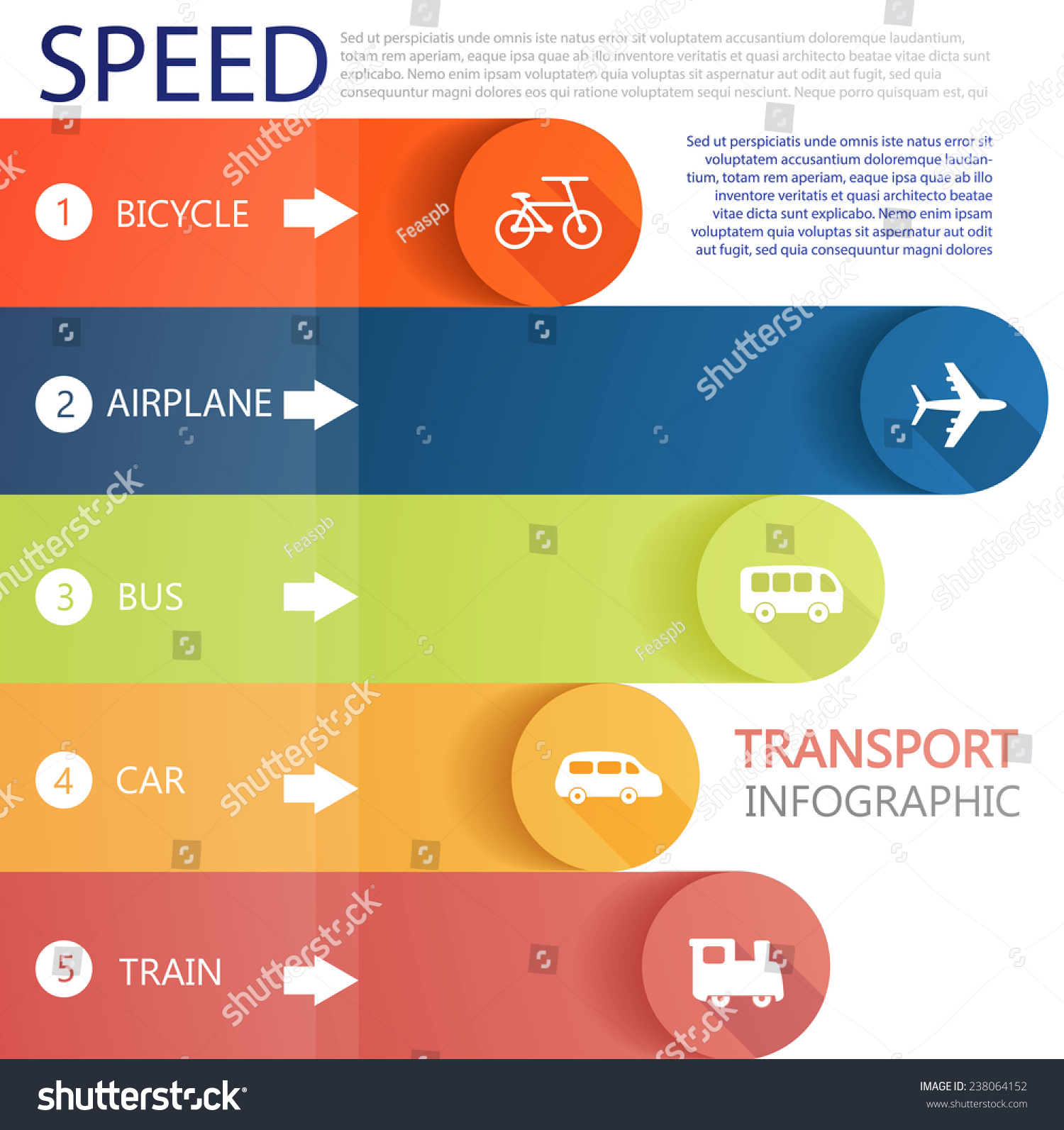 Transport Infographic Vector Illustration Stock Vector (Royalty Free ...
