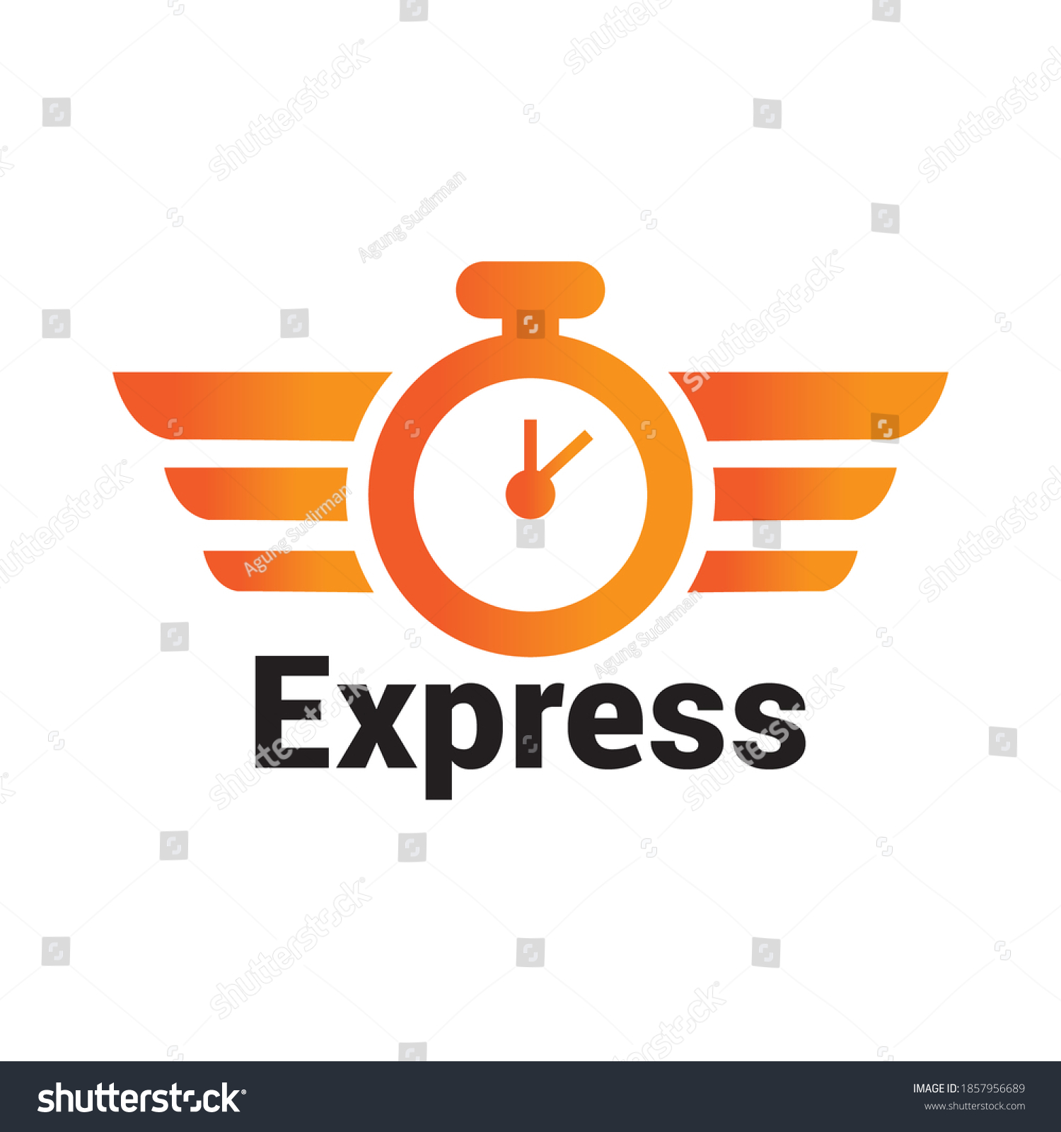 Transport Logistic Express Delivery Logo Stock Vector (Royalty Free ...