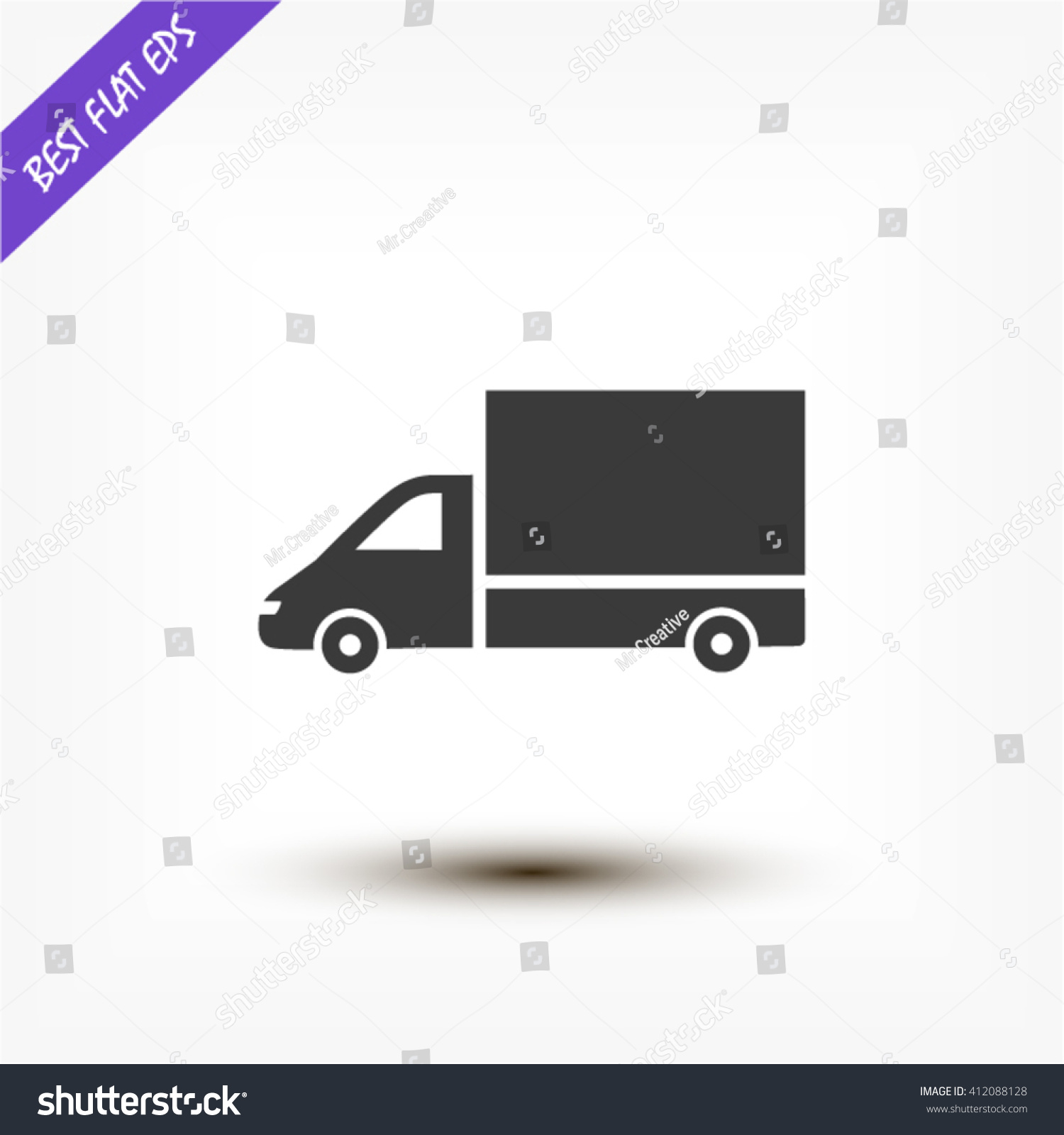 Transportation Car Vector Icon 10 Eps Stock Vector (Royalty Free ...