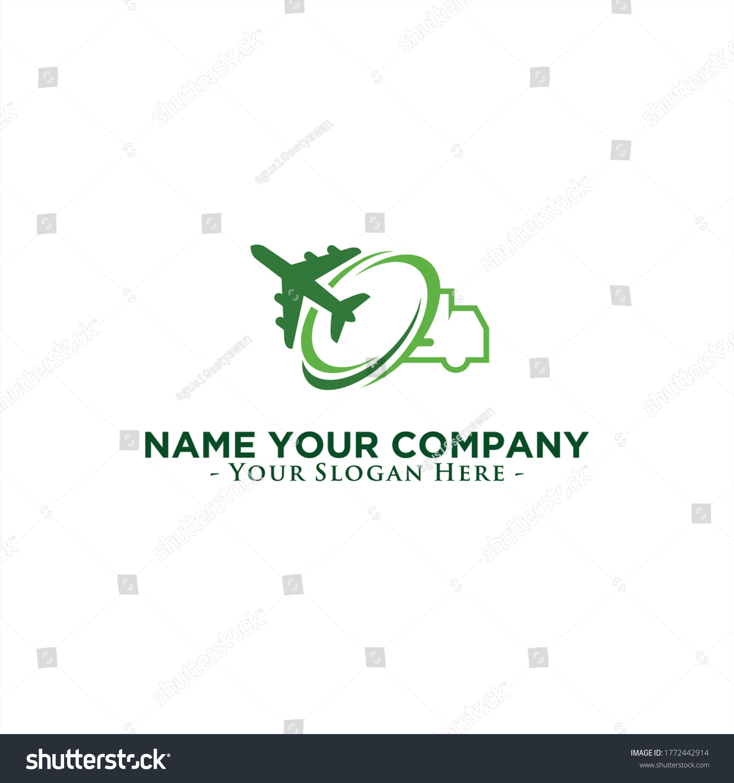 Transportation Logo Design Template Vector Stock Vector (Royalty Free ...