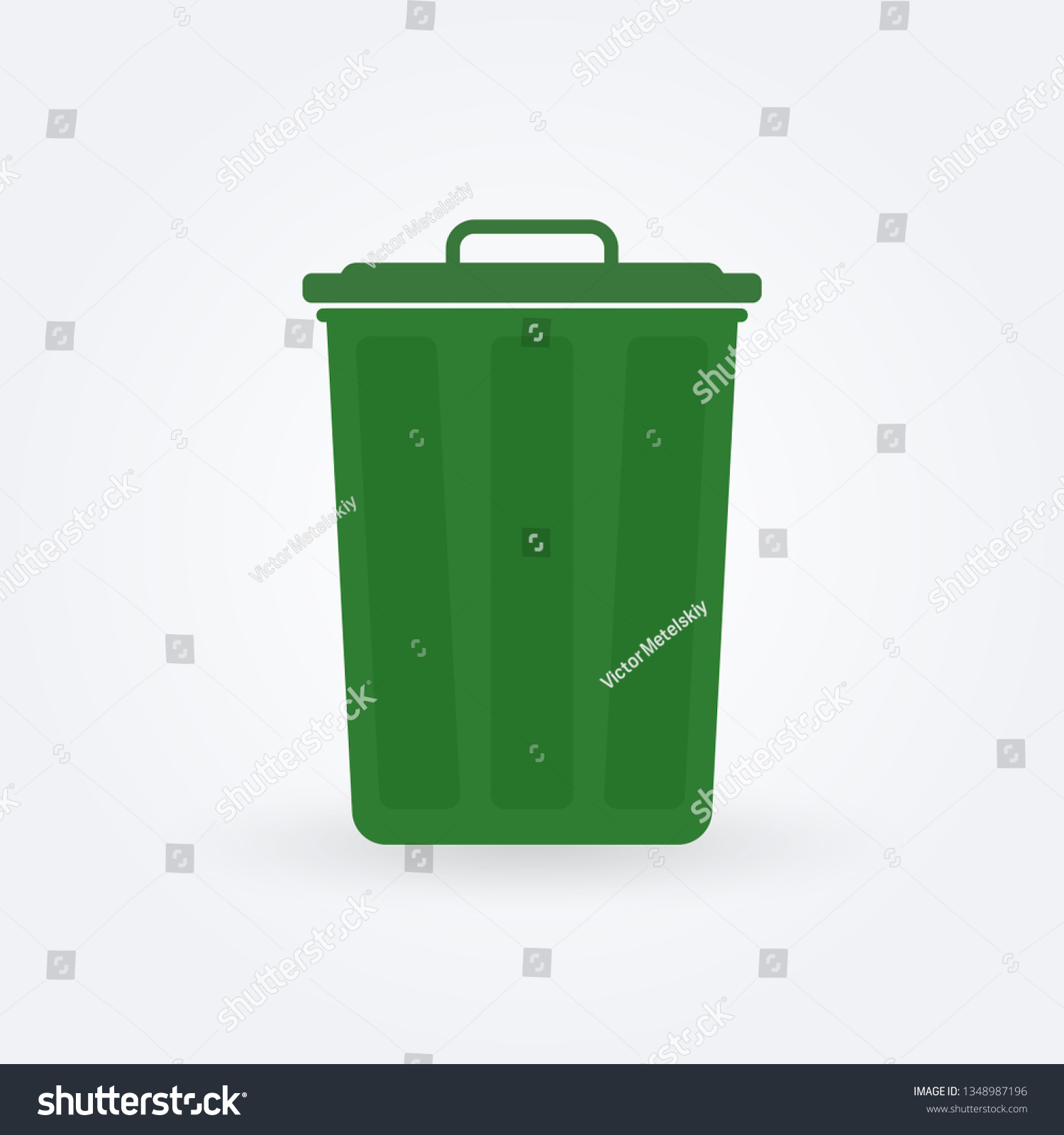Trash Bin Icon Garbage Can Vector: Vector có sẵn (miễn phí bản quyền ...