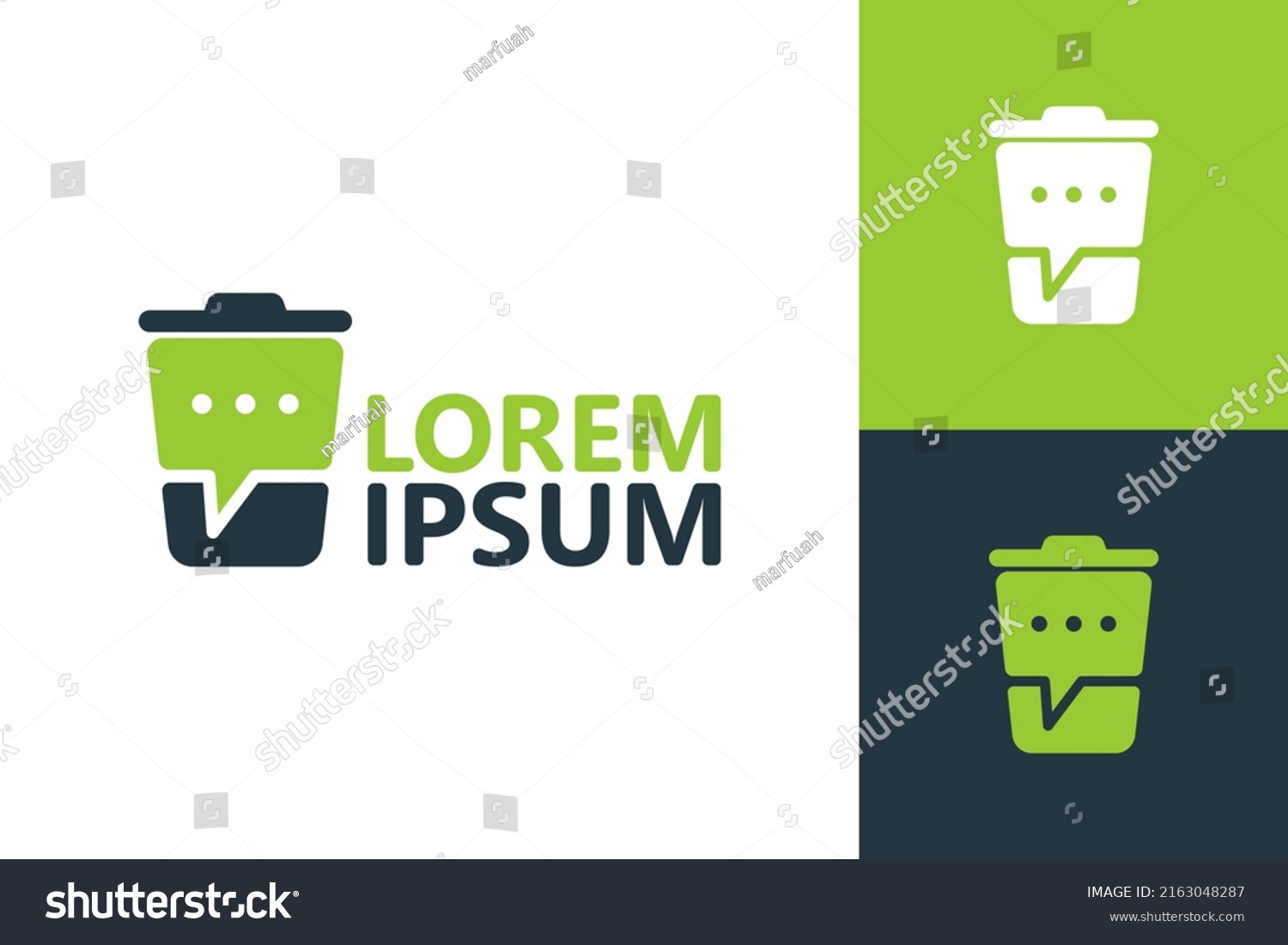 Trash Talk Logo Template Design Vector Stock Vector (Royalty Free ...