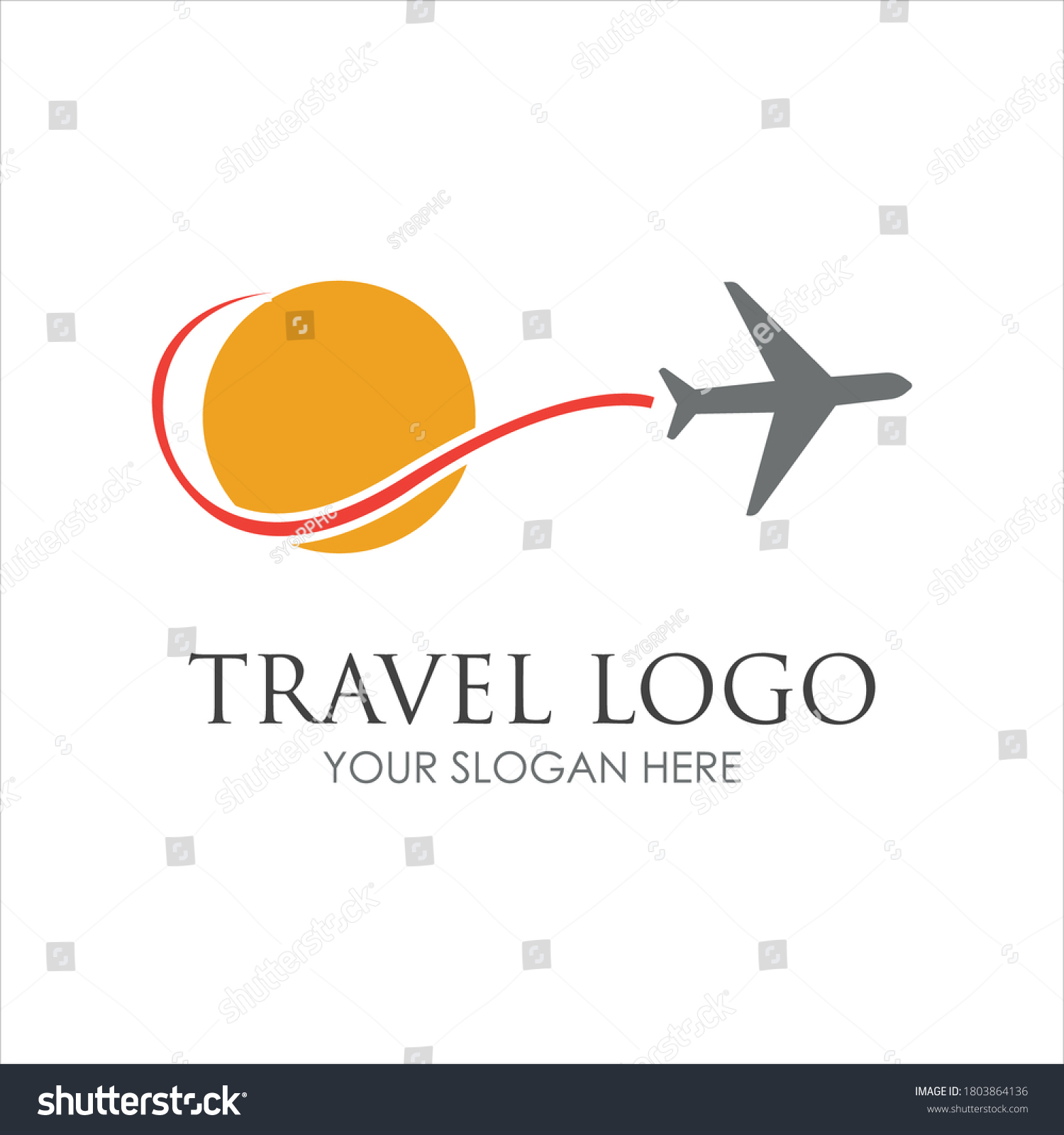 Travel Logo Vector Icon Design Templatevector Stock Vector (Royalty ...