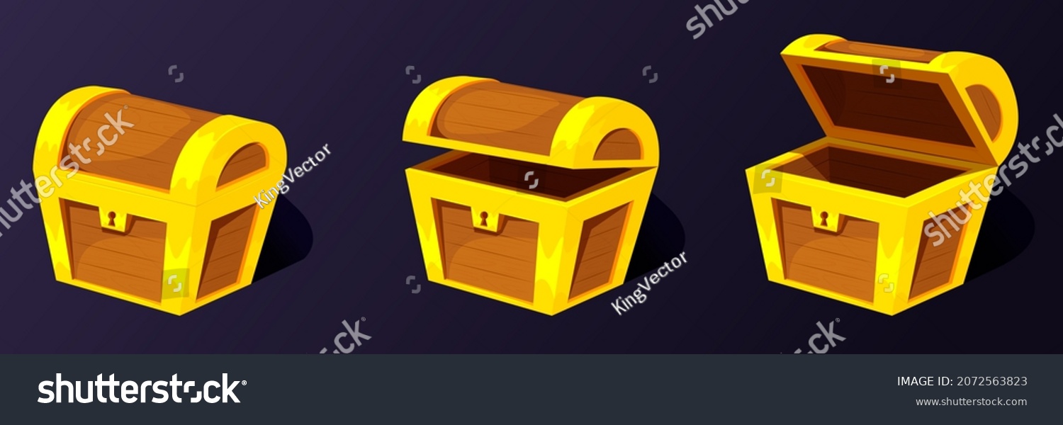 Treasure Chest Animation Cartoon Empty Treasure: vetor stock (livre de ... Treasure Chest Animation Cartoon Empty Treasure: vetor stock (livre de ...