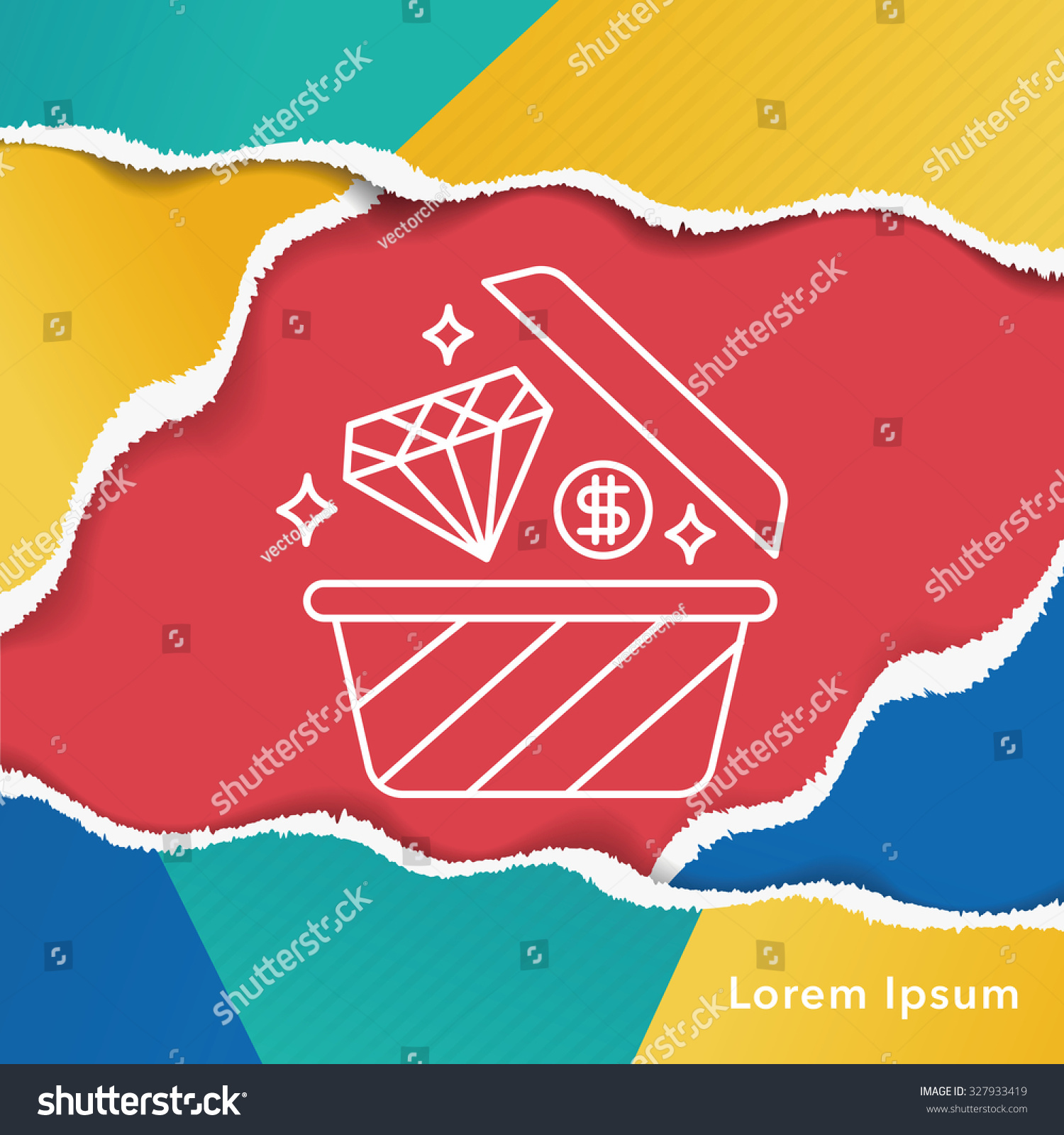 Treasure Line Icon Stock Vector (Royalty Free) 327933419 | Shutterstock