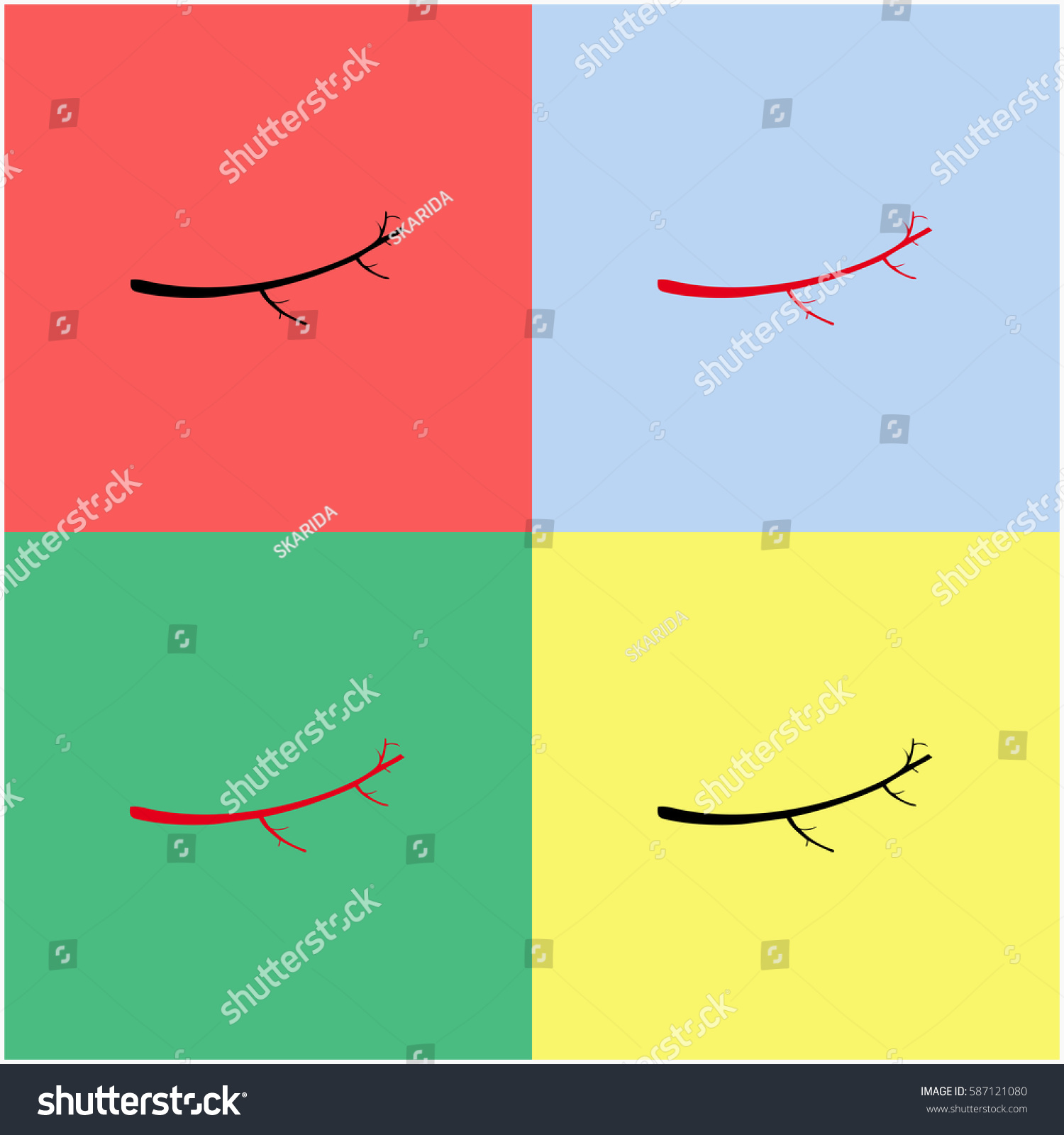 Tree Branch Vector Icon Stock Vector (Royalty Free) 587121080 ... Tree Branch Vector Icon Stock Vector (Royalty Free) 587121080 ...